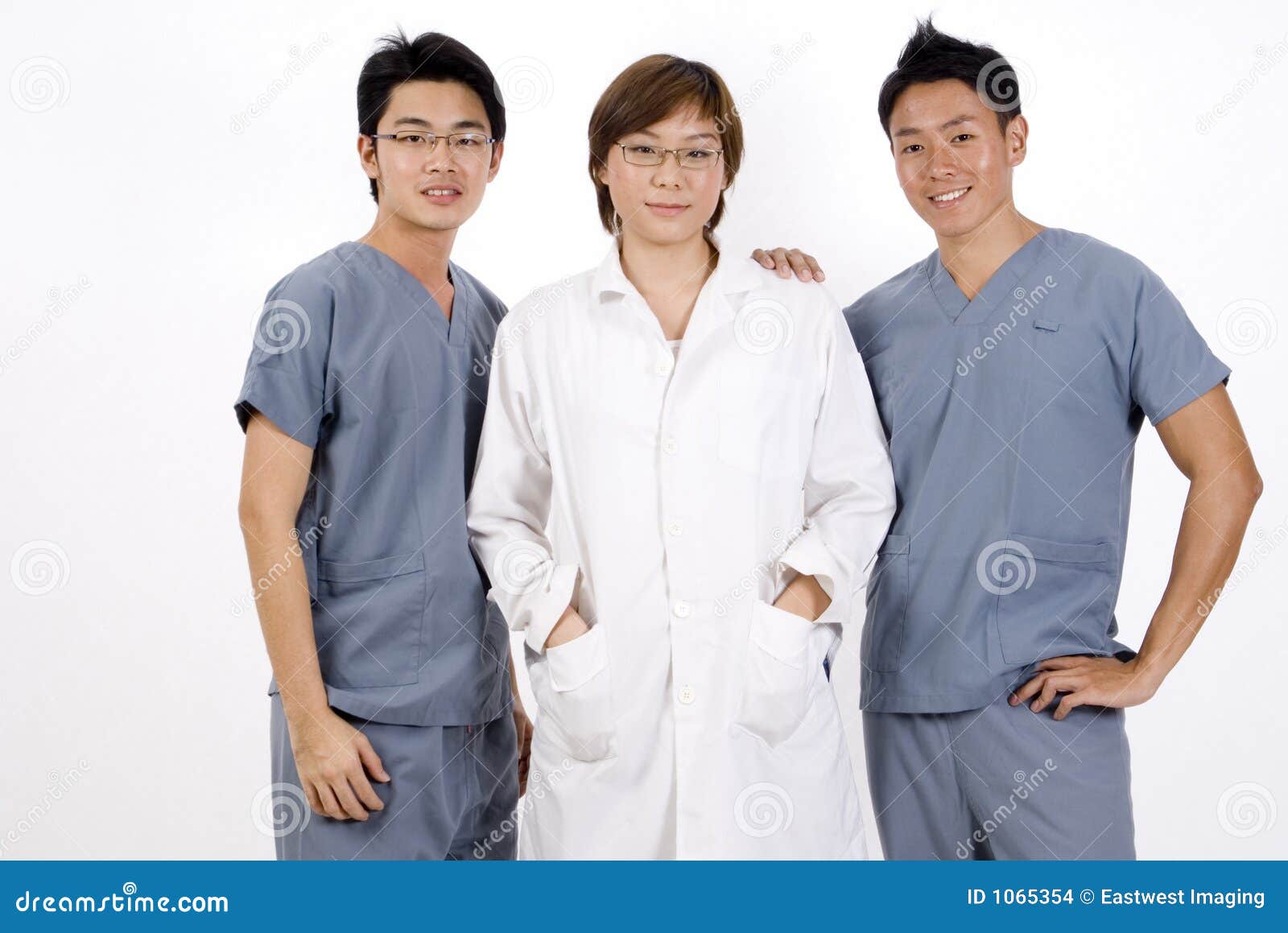 Medical Team stock photo. Image of three, white, team - 1065354