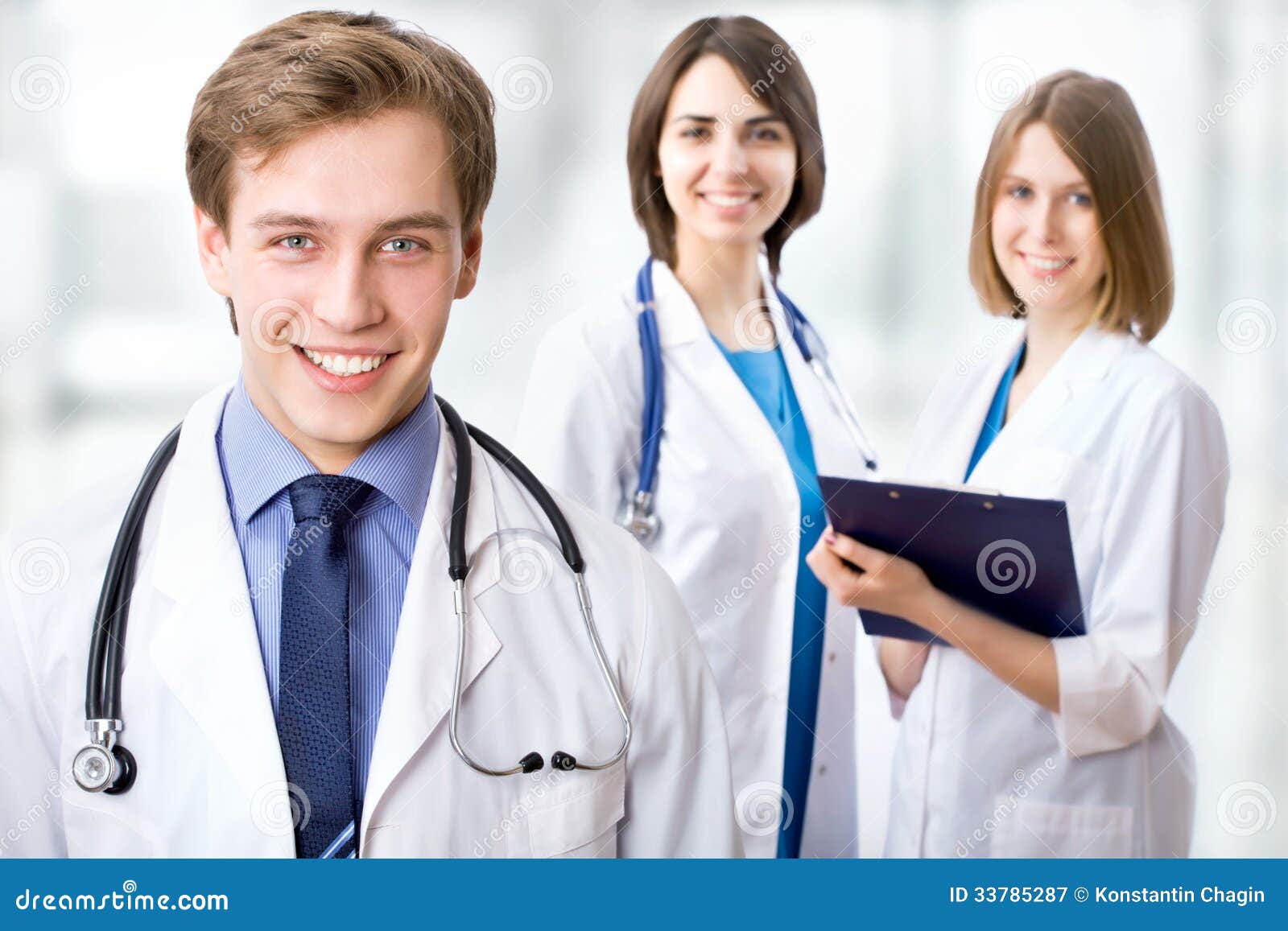 Medical team stock image. Image of looking, clinical - 33785287