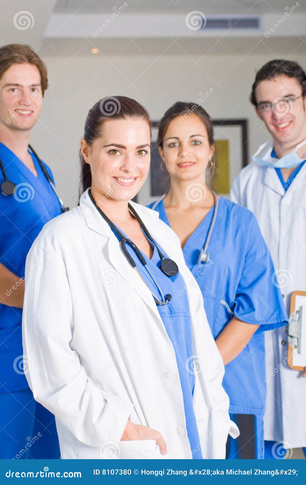 Medical team stock photo. Image of hallway, glasses, colleague - 8107380