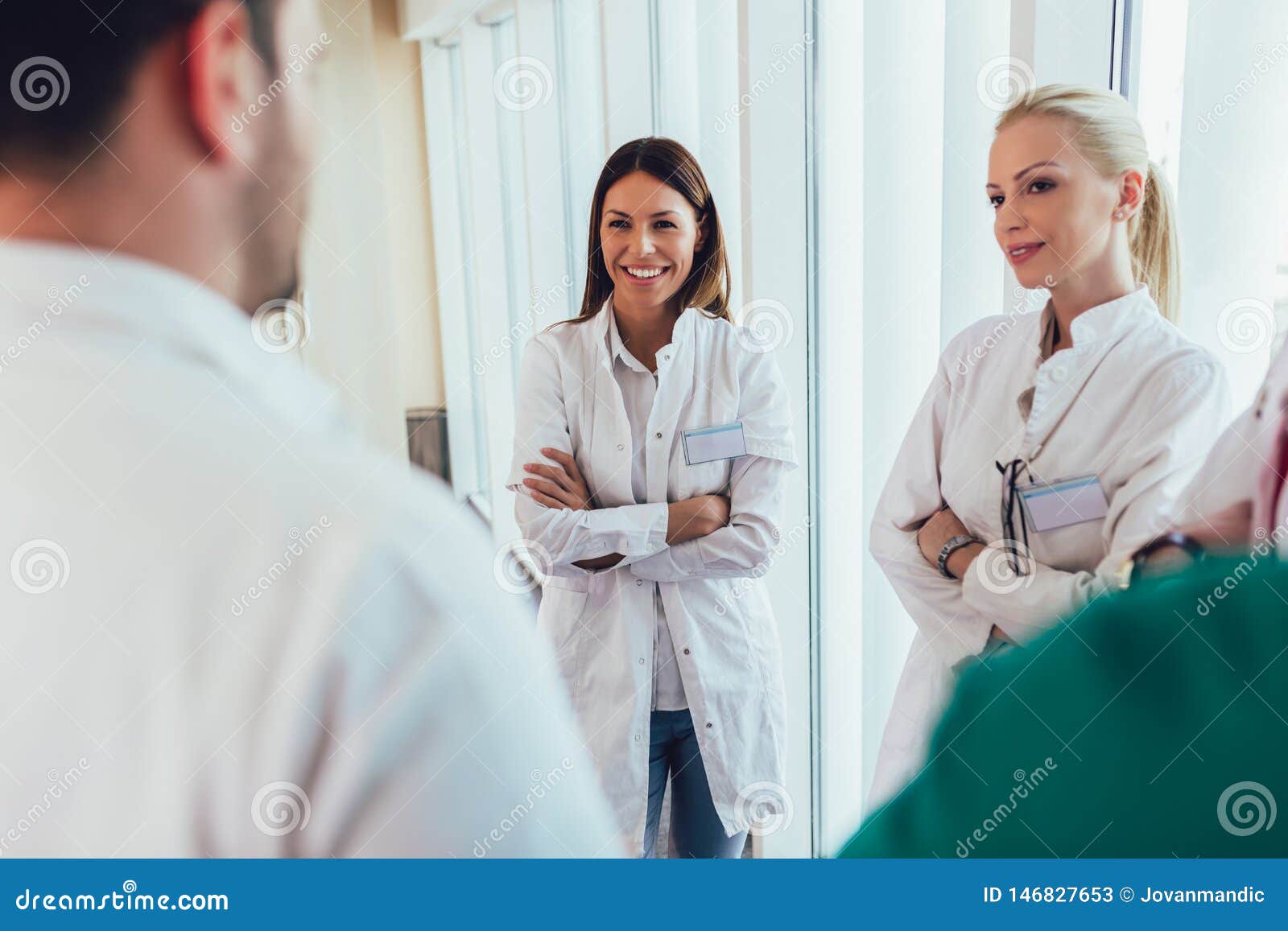 Medical Team Discussing in the Office Stock Image - Image of medicine ...