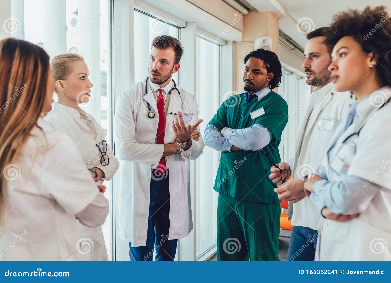 Medical Team Discussing in the Office Stock Image - Image of doctor ...