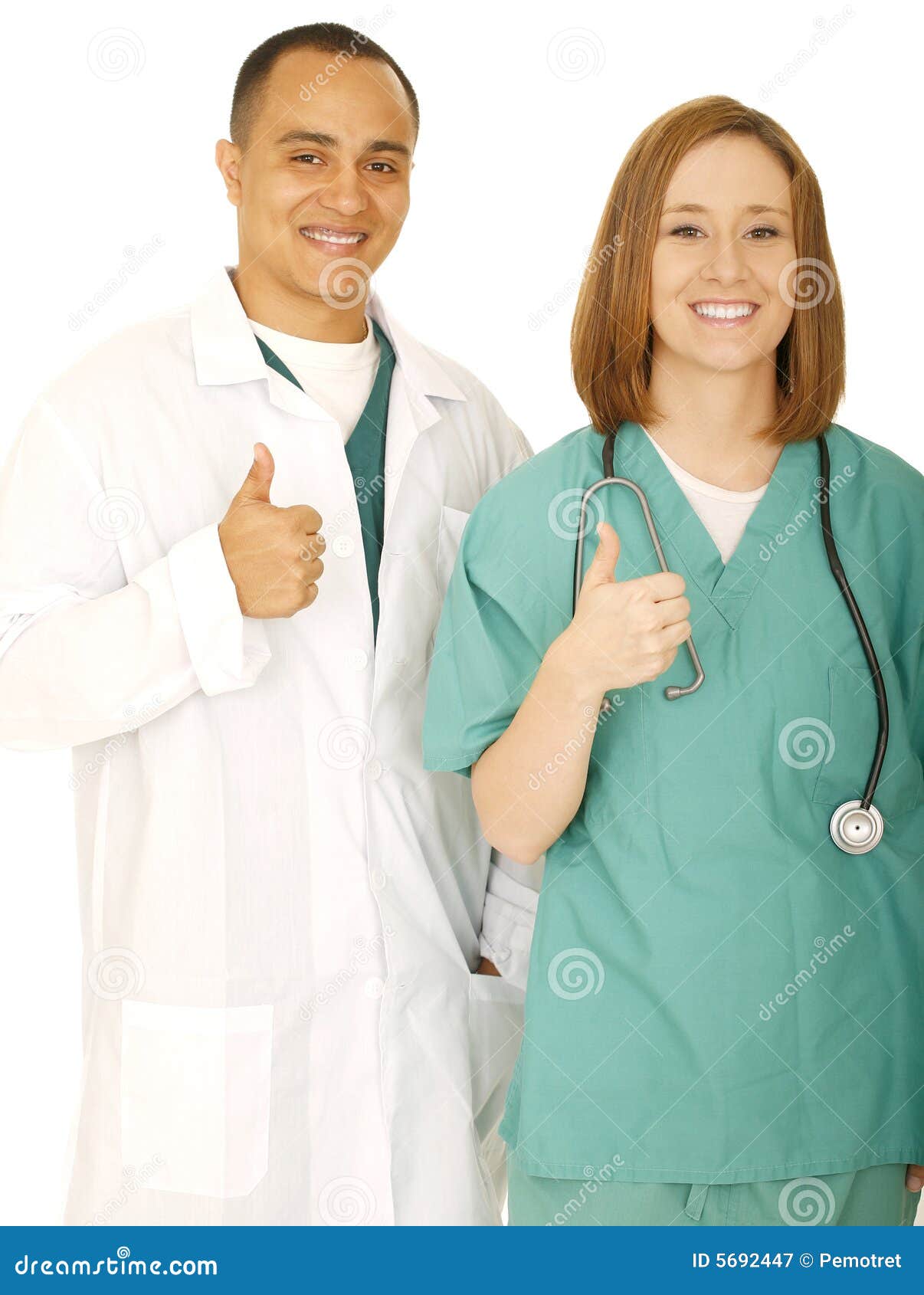 Medical Team Give OK Sign stock image. Image of laboratory - 5692447