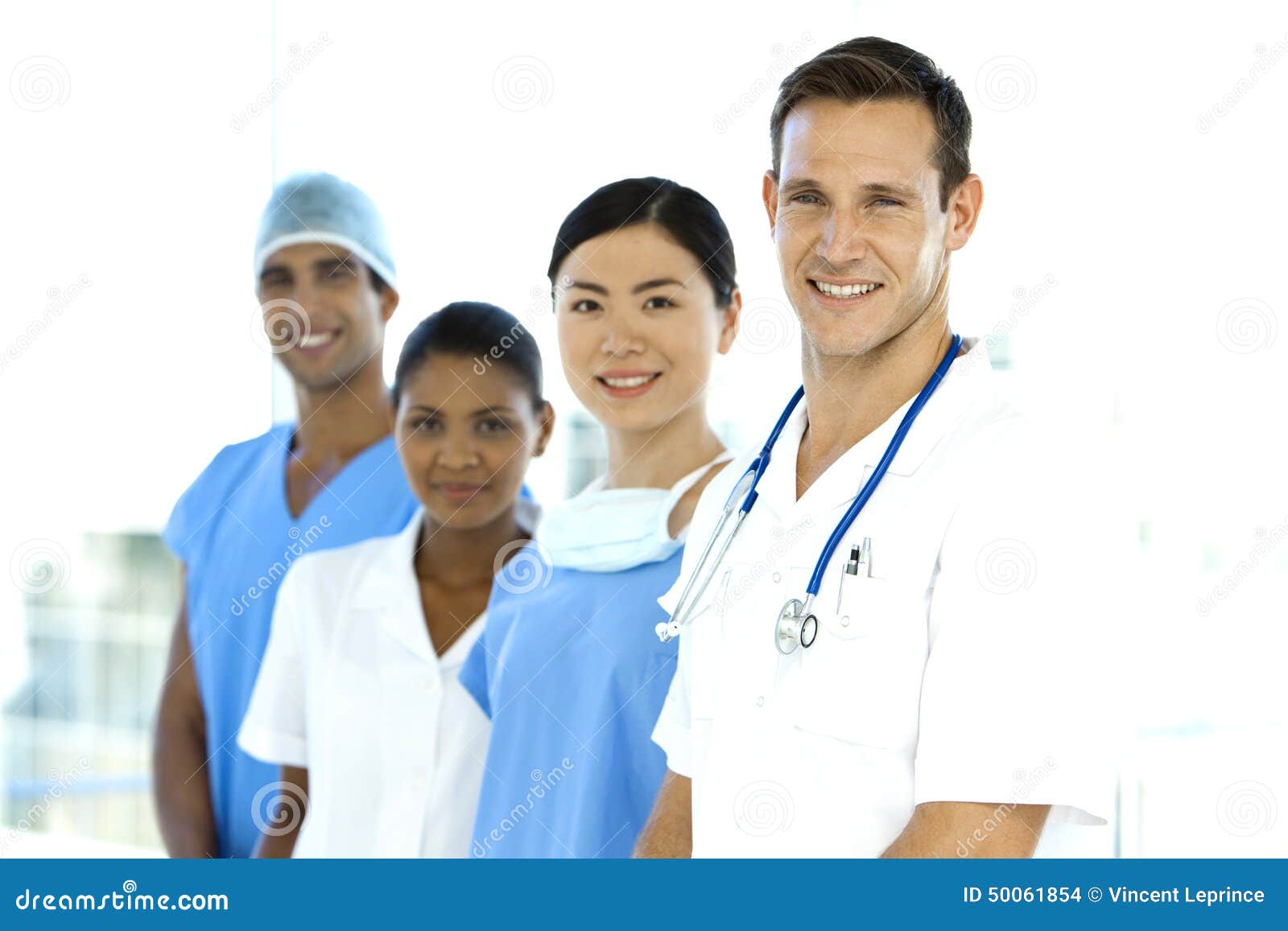 Multi ethnic medical Team stock photo. Image of community - 50061854