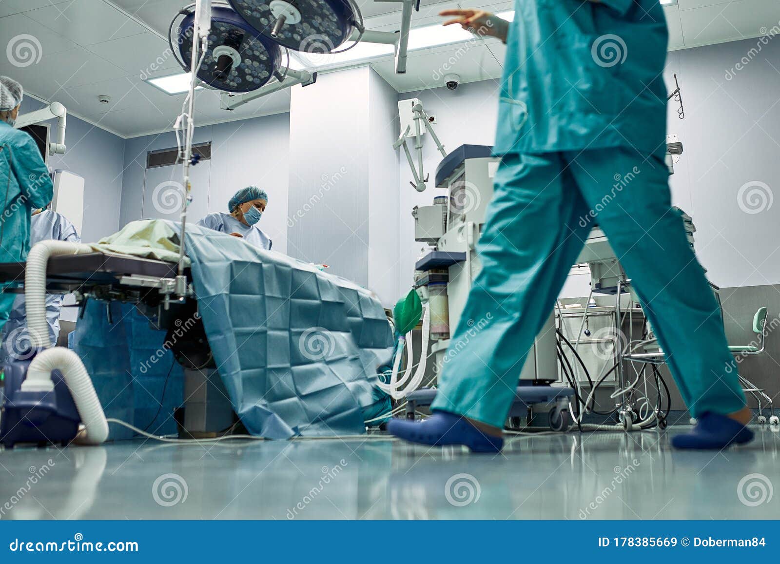 The Medical Team is Preparing the Operating Room for a Complex ...