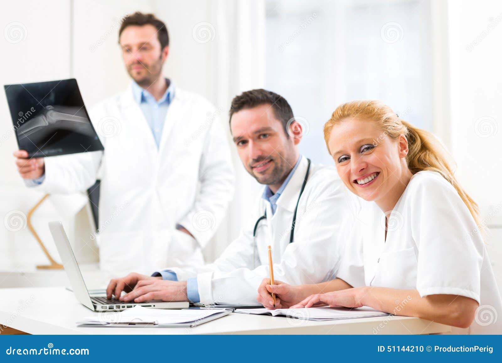 Medical Team Working at the Hospital Stock Photo - Image of health ...