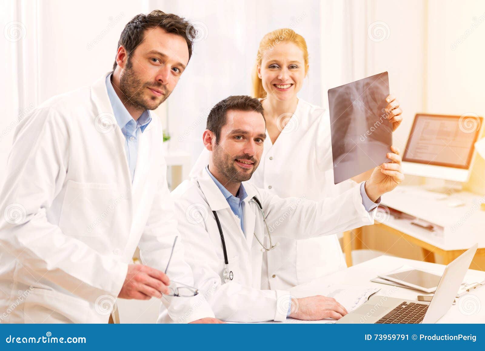 Medical Team Working at the Hospital Stock Image - Image of doctor ...