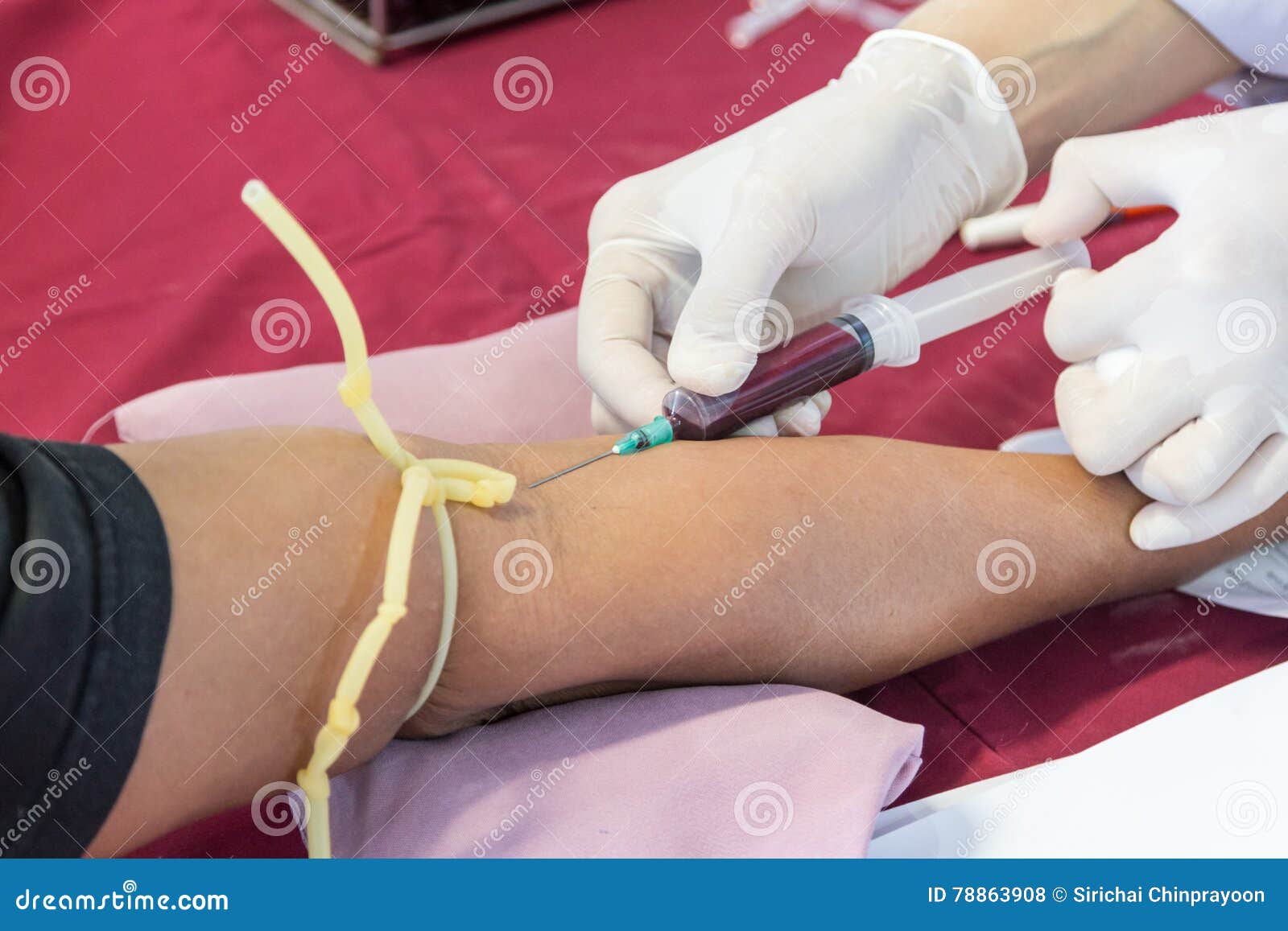 Drawing Blood Procedure Stock Photography | CartoonDealer.com #25365518