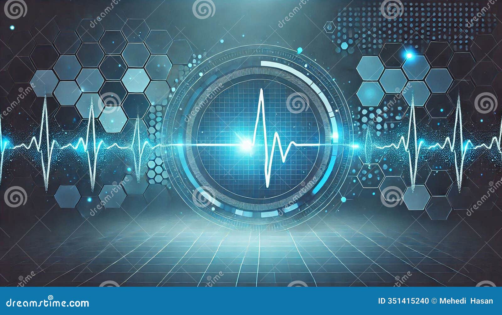 Medical or Technology Background Design Stock Illustration ...