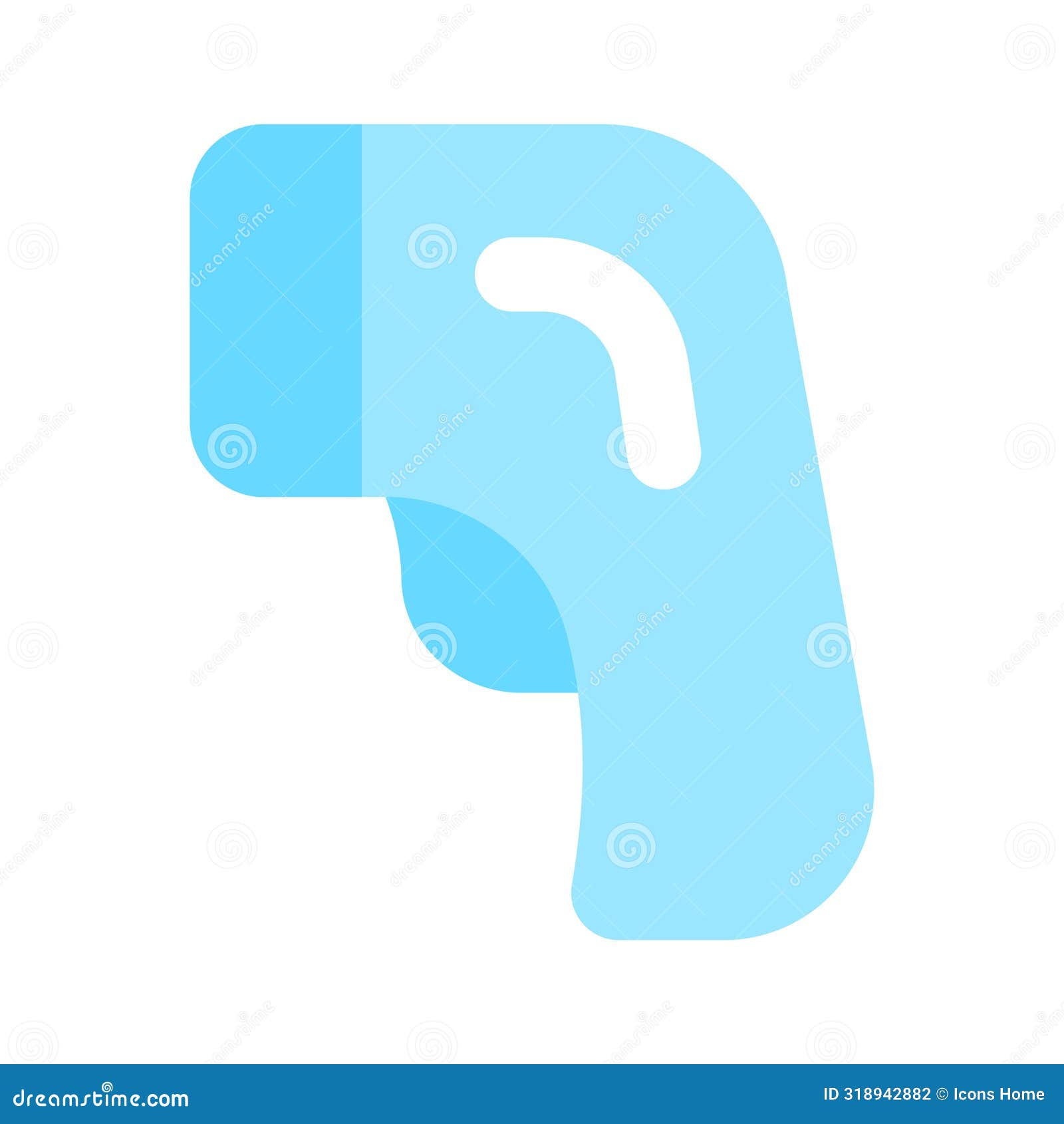 Medical Technology Device Vector, Infrared Thermometer Icon Design ...