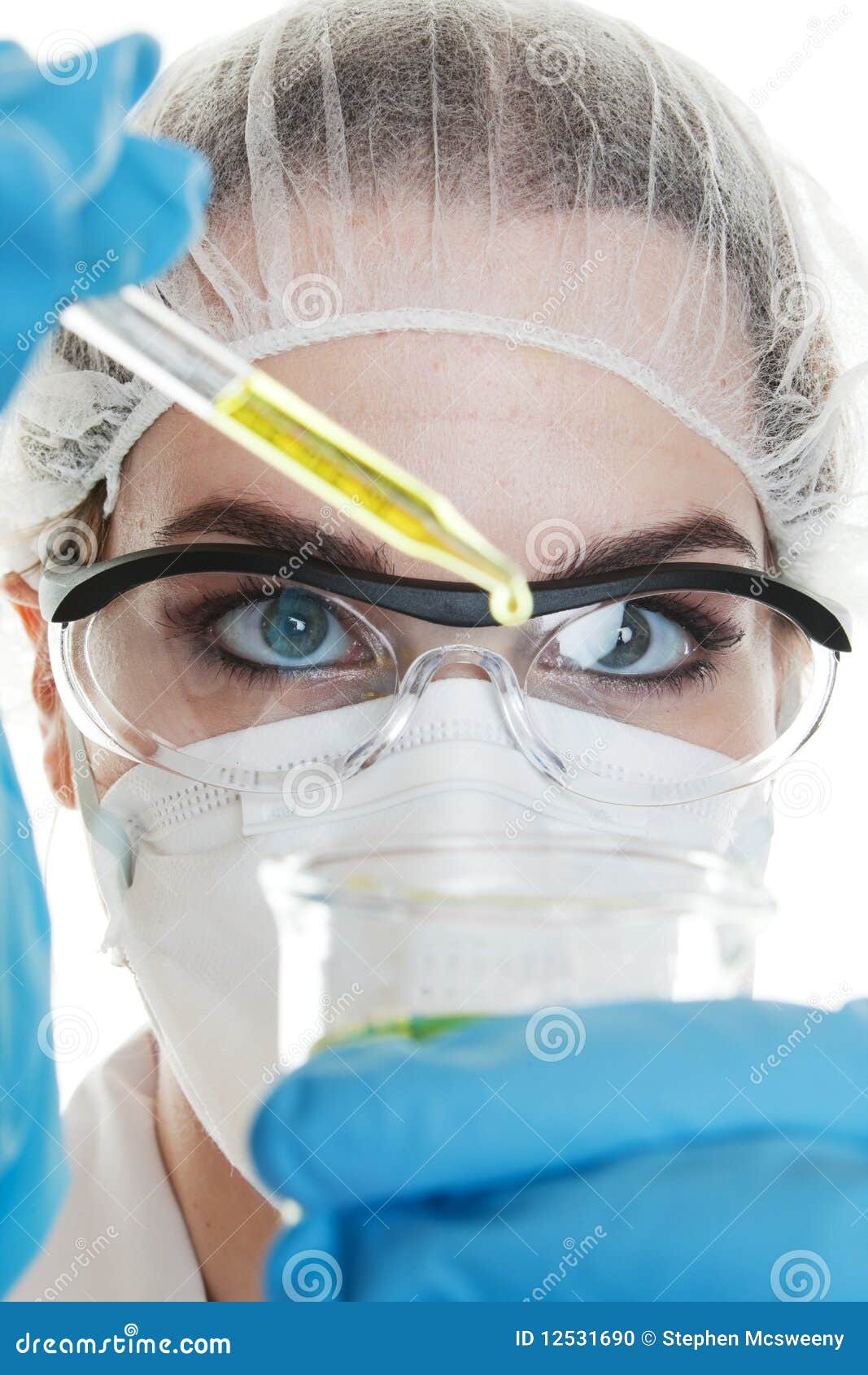 Medical Test stock photo. Image of technician, concentrate - 12531690