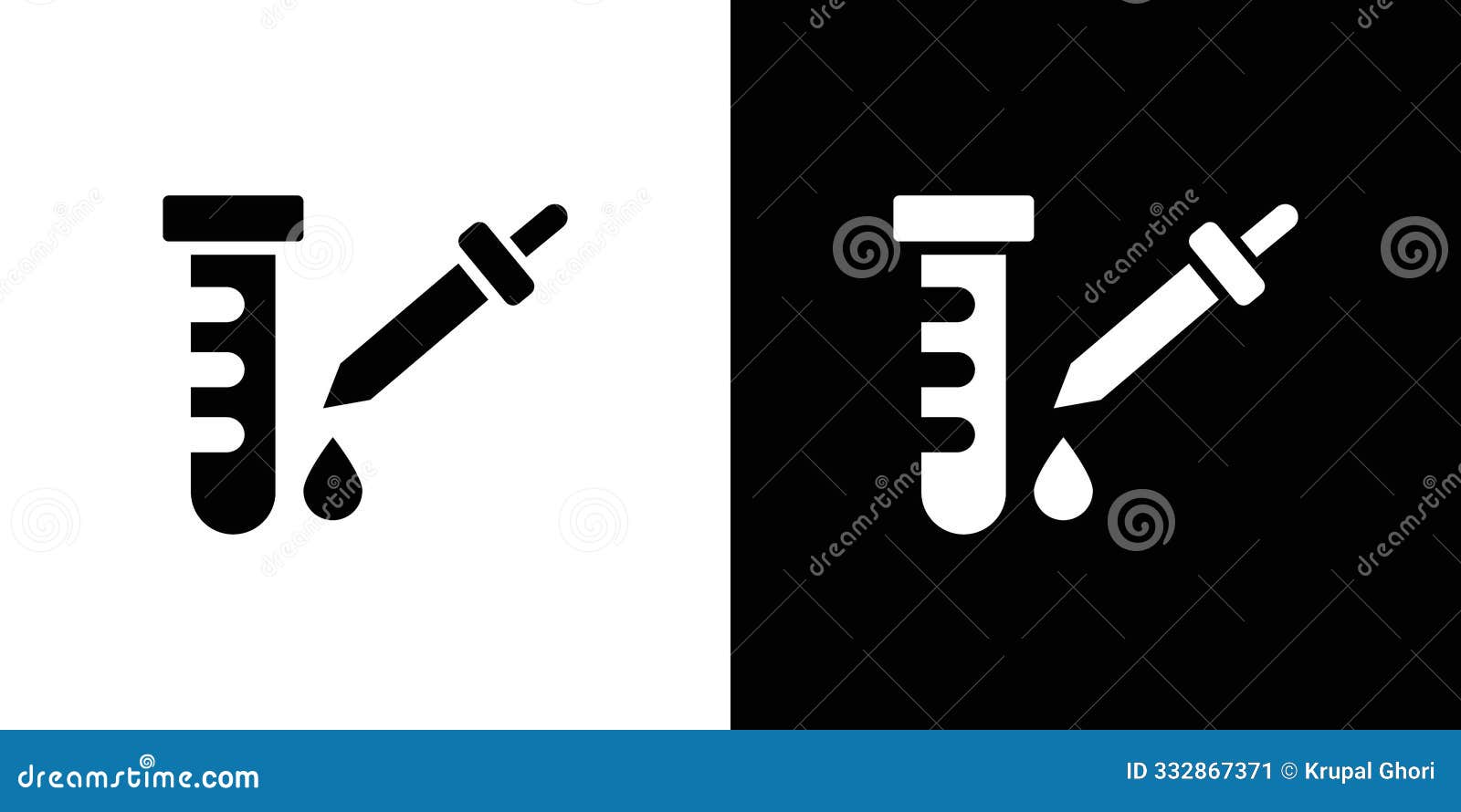 Medical Test Icon Logo Set Vector Stock Vector - Illustration of blood ...