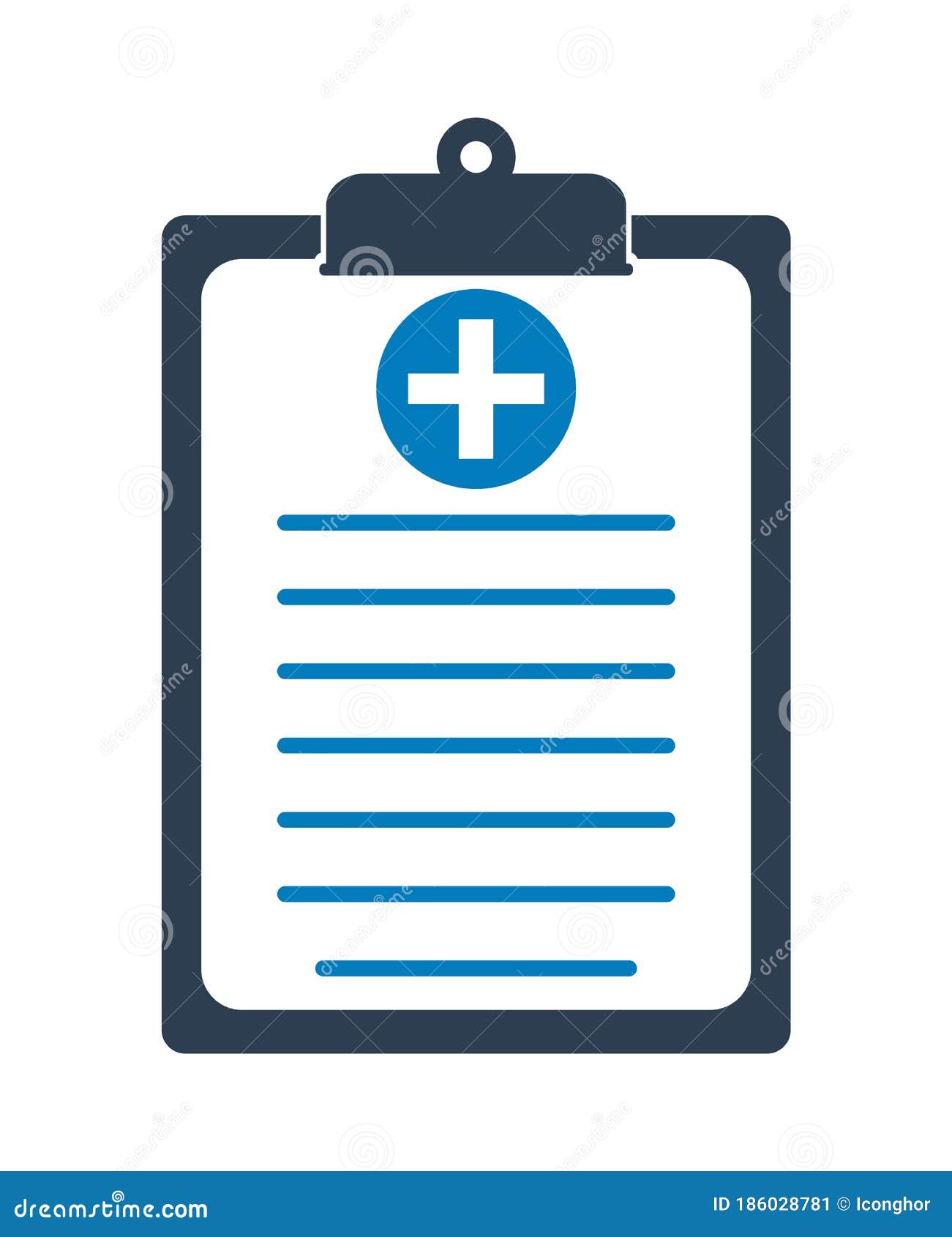 Medical Test Report Icon. stock vector. Illustration of hospital ...