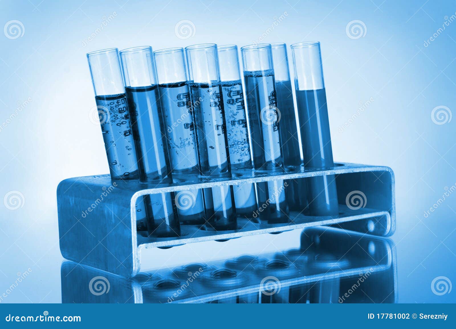Medical Test Tubes In Stand Stock Photo - Image of flask, beaker: 17781002