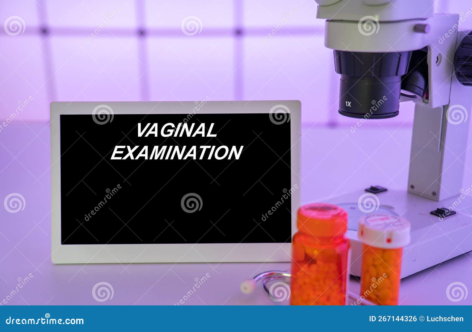 Medical Tests And Diagnostic Procedures Concept Text On Display In Lab