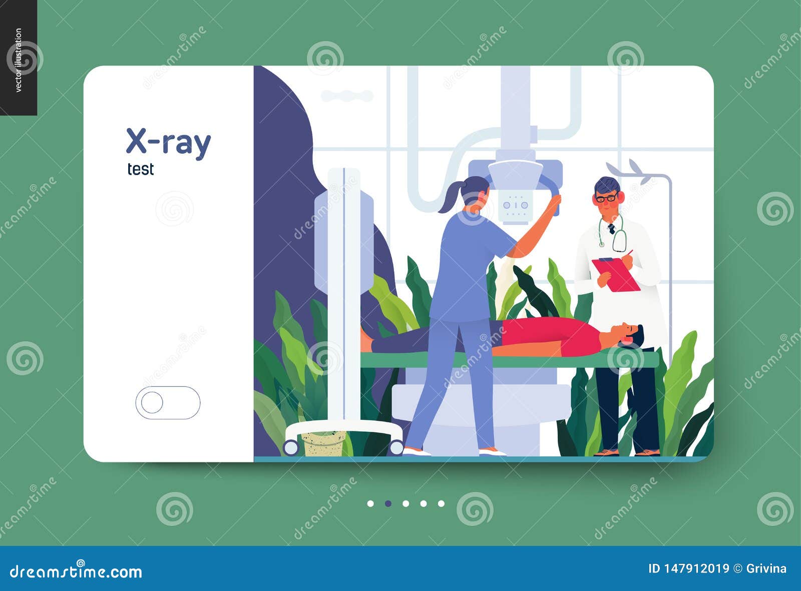 Medical Tests Template - X-ray Test Stock Vector - Illustration of ...