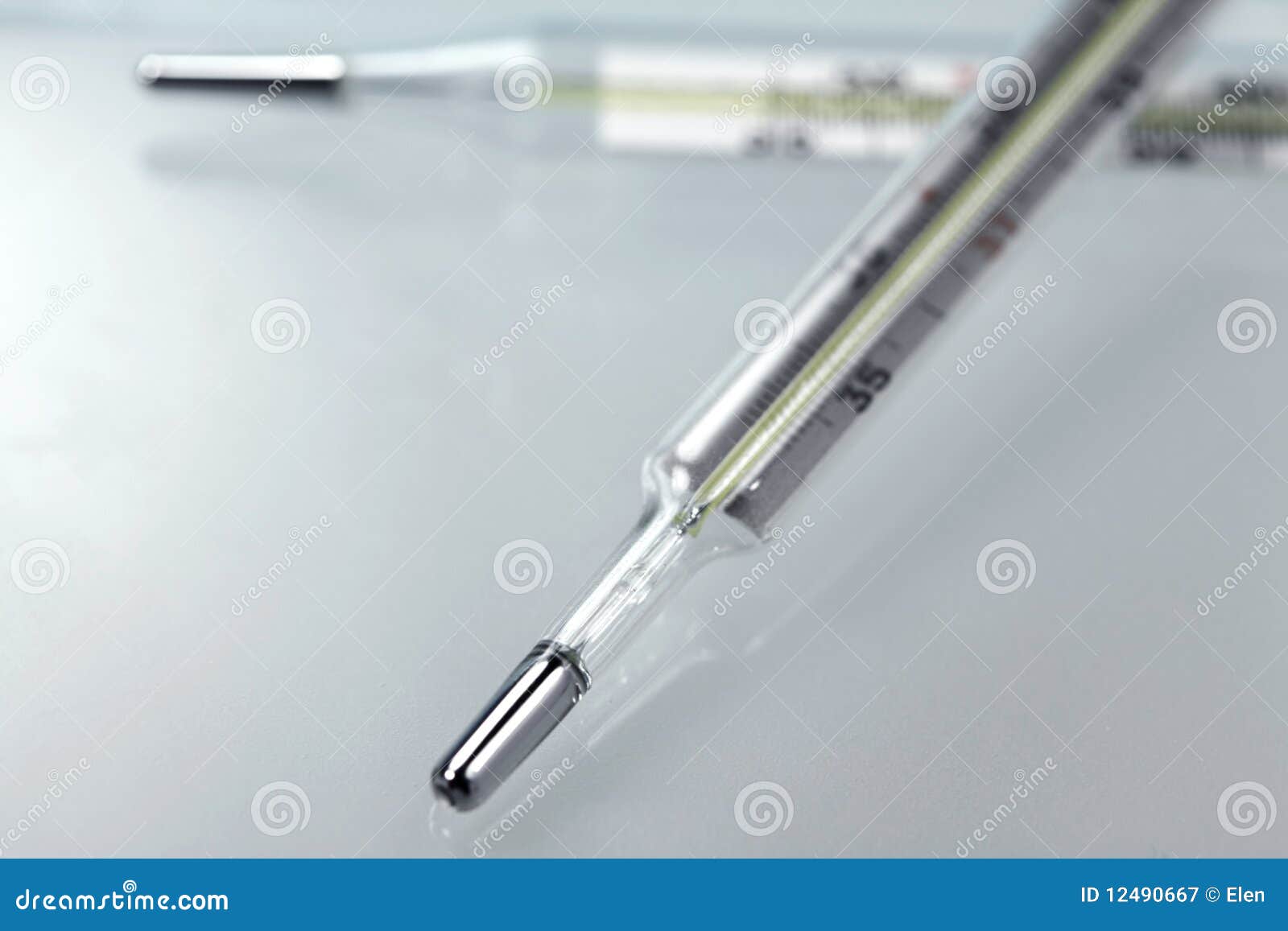 Medical thermometers stock image. Image of medicament - 12490667