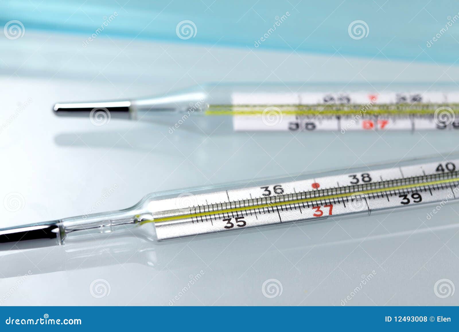 Medical thermometers stock photo. Image of medicine, science - 12493008