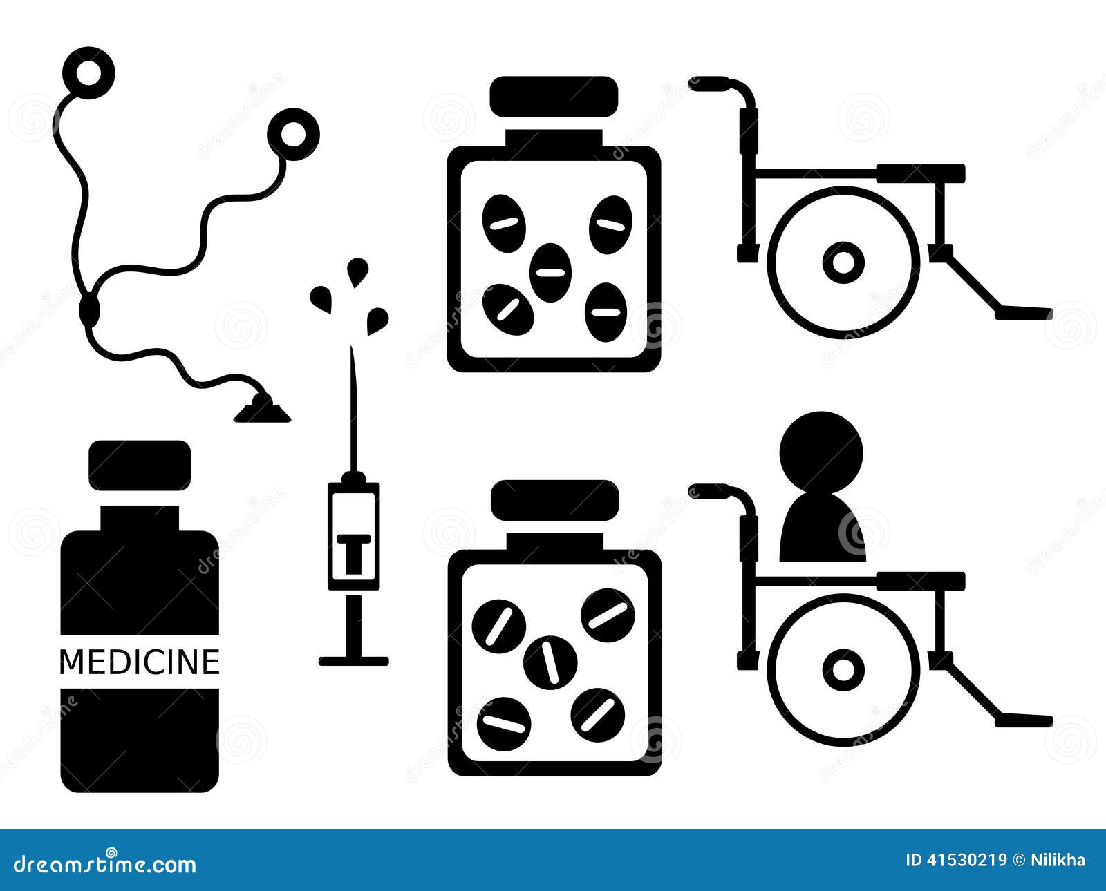 Medical things stock illustration. Illustration of chair - 41530219