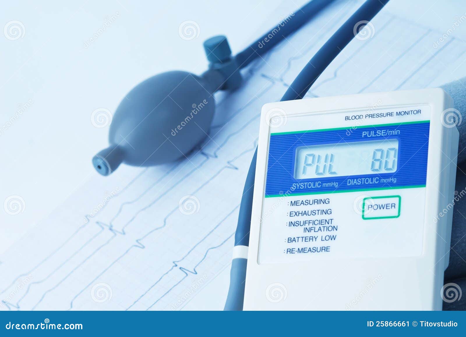 Medical tonometer stock image. Image of digital, control - 25866661