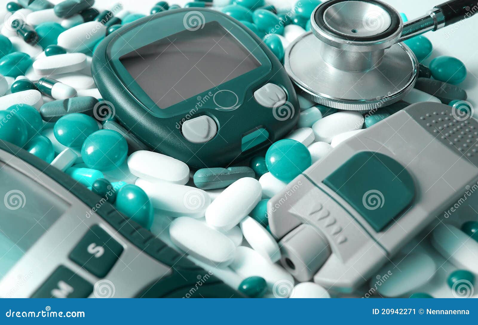 Medical tools stock image. Image of heart, diabetes, instrument - 20942271