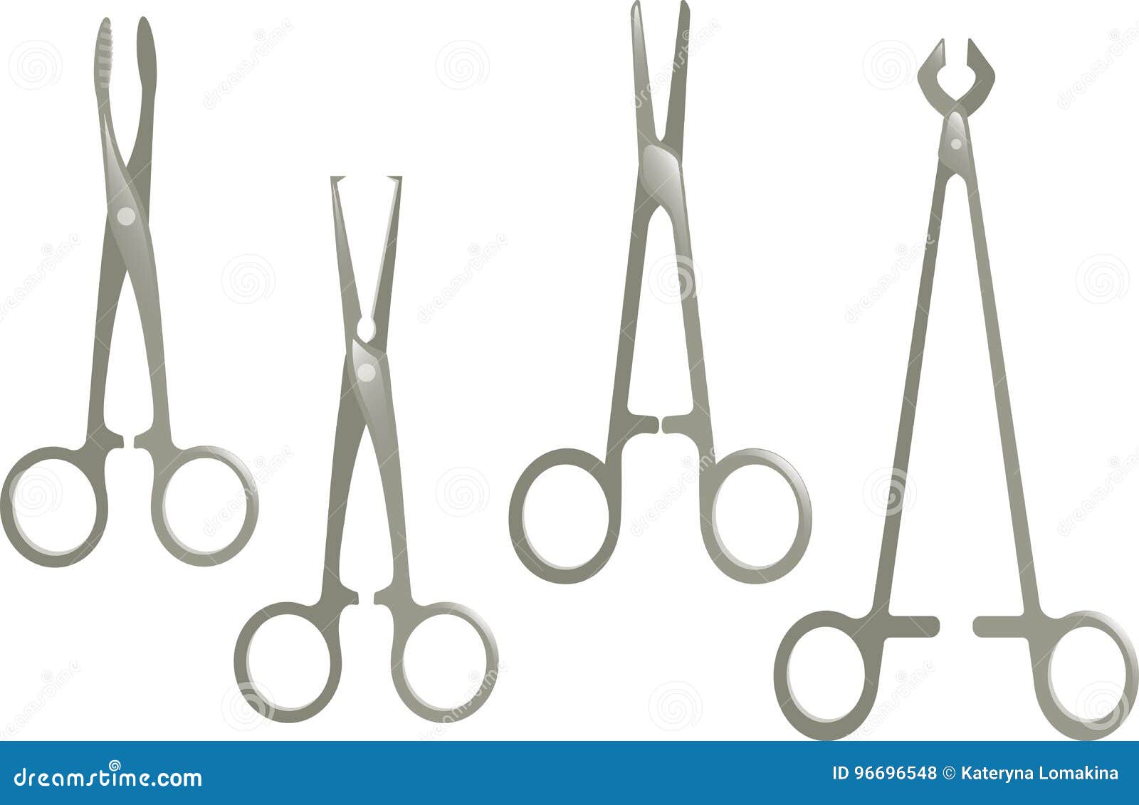 Medical tools set stock vector. Illustration of equipment - 96696548