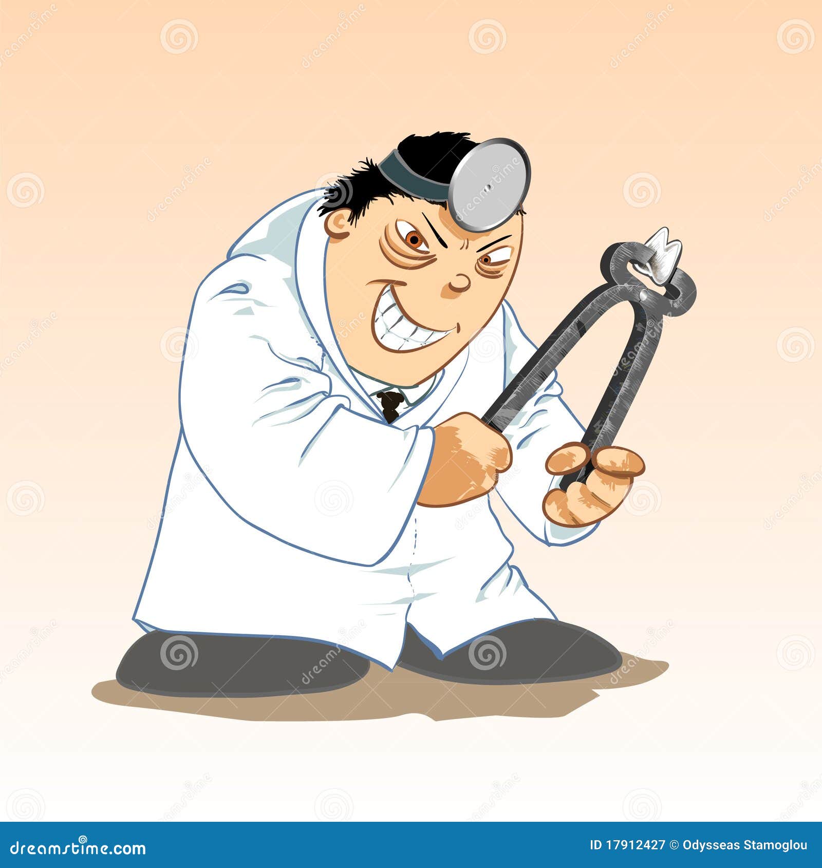 Medical Toons - Doctor Writing Cartoon Vector | CartoonDealer.com #17912397