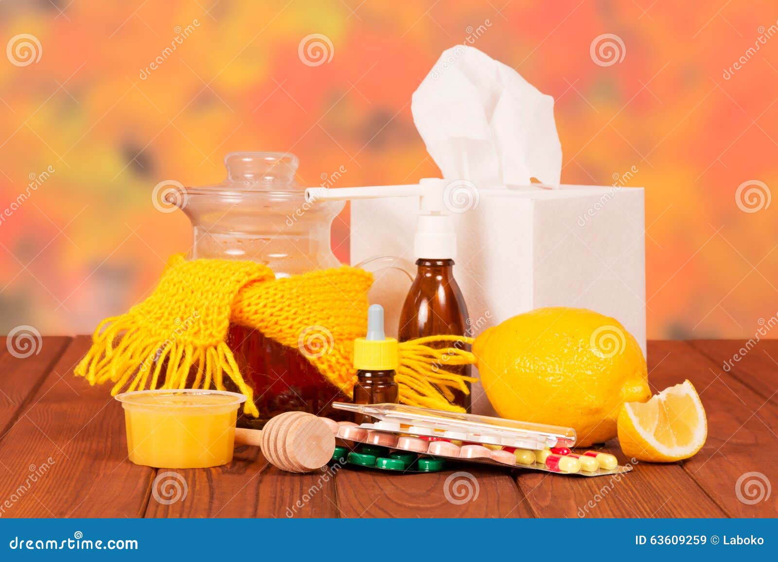Medical and Traditional Medicines on Table Stock Image - Image of ...