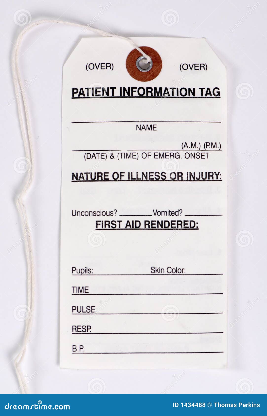 Medical Treatment Card stock photo. Image of card, health - 1434488