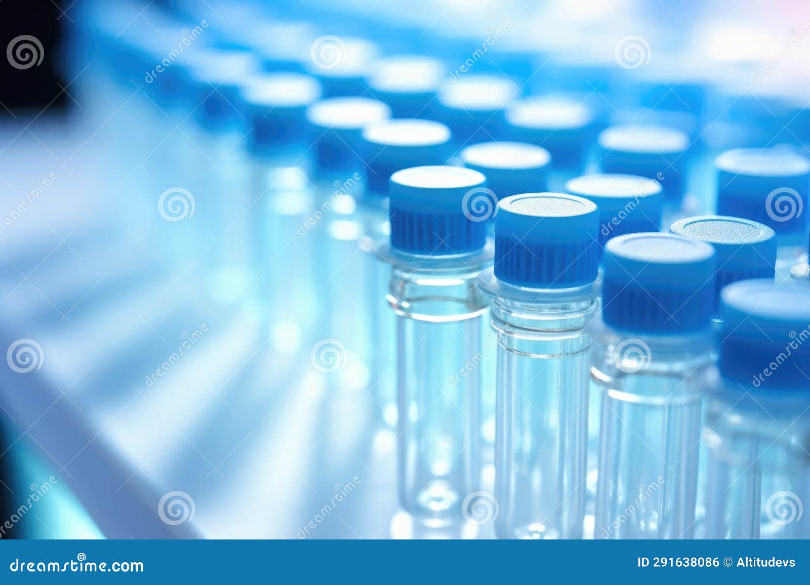 Medical Tubes Connected To Vials Stock Photo - Image of generative ...