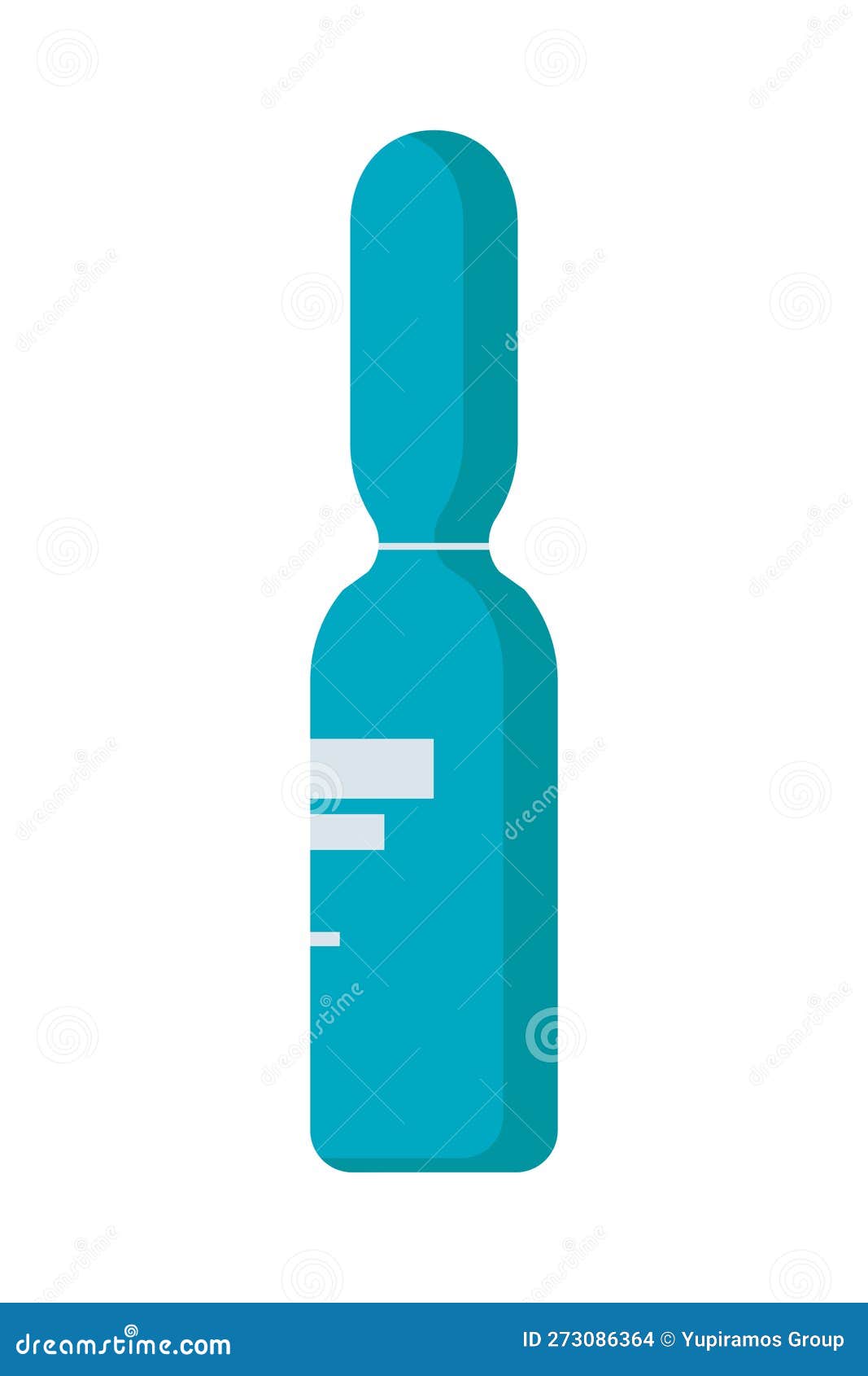 Medical vial icon stock vector. Illustration of health - 273086364