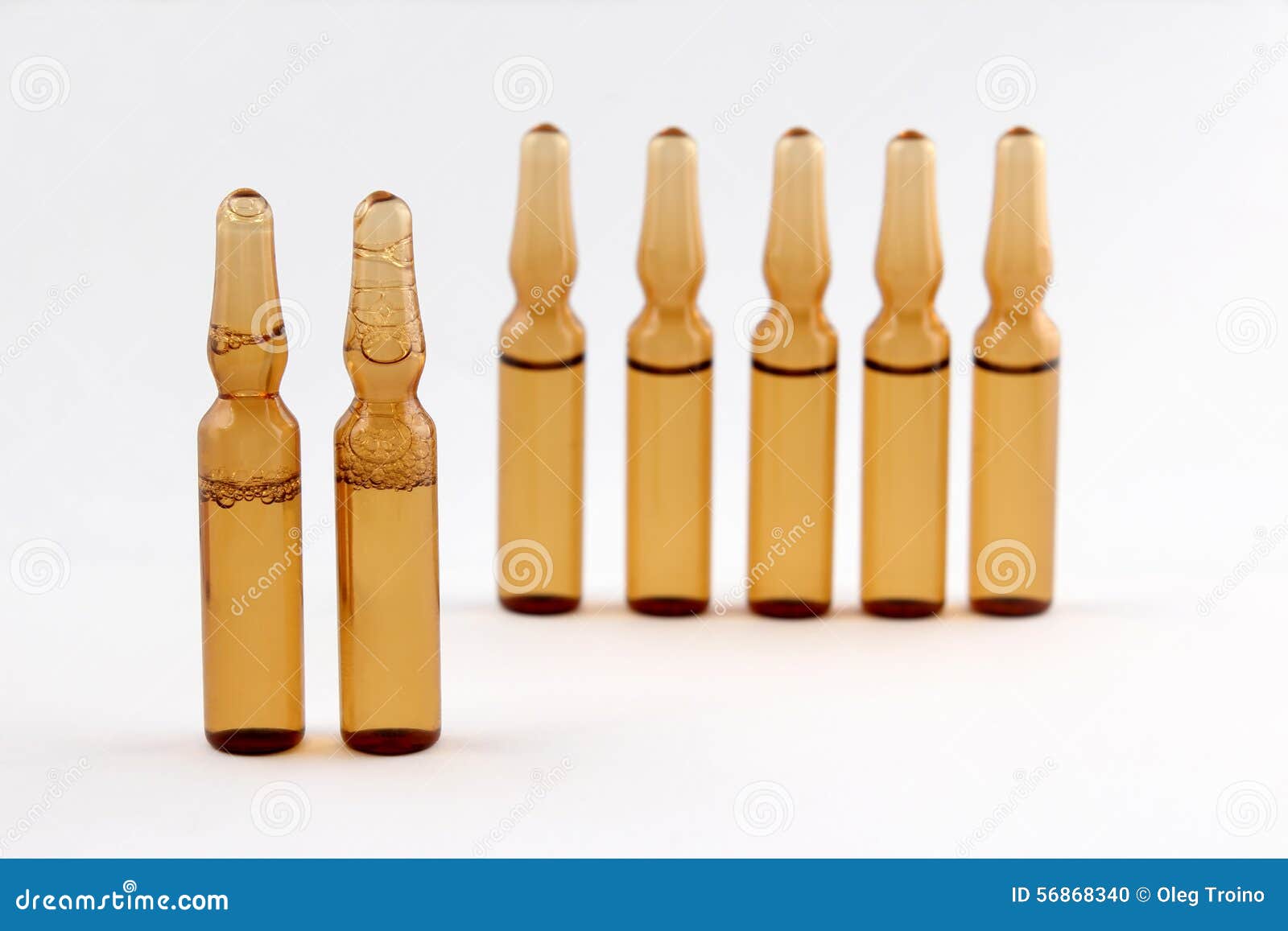 Medical vials stock photo. Image of liquid, inject, isolated - 56868340