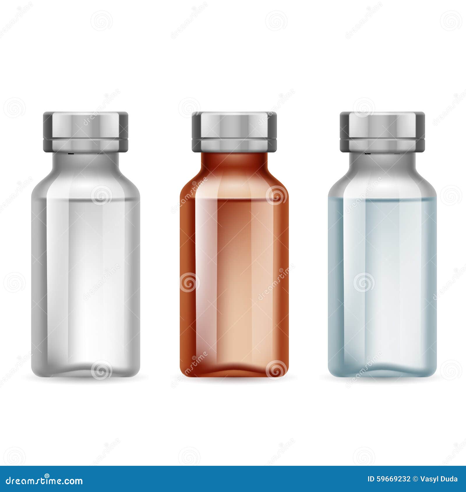 Medical vials stock vector. Illustration of drug, pharmacology - 59669232