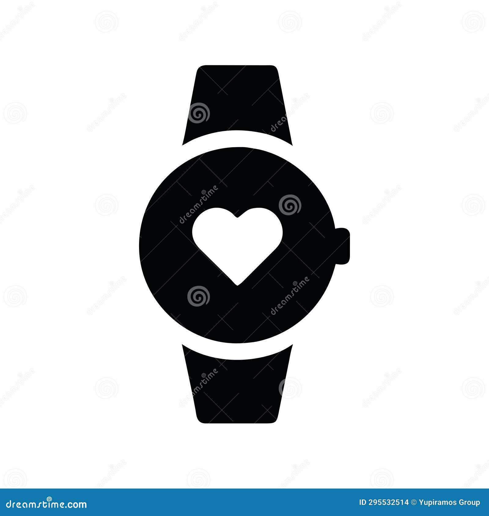 Medical watch icon stock vector. Illustration of device - 295532514