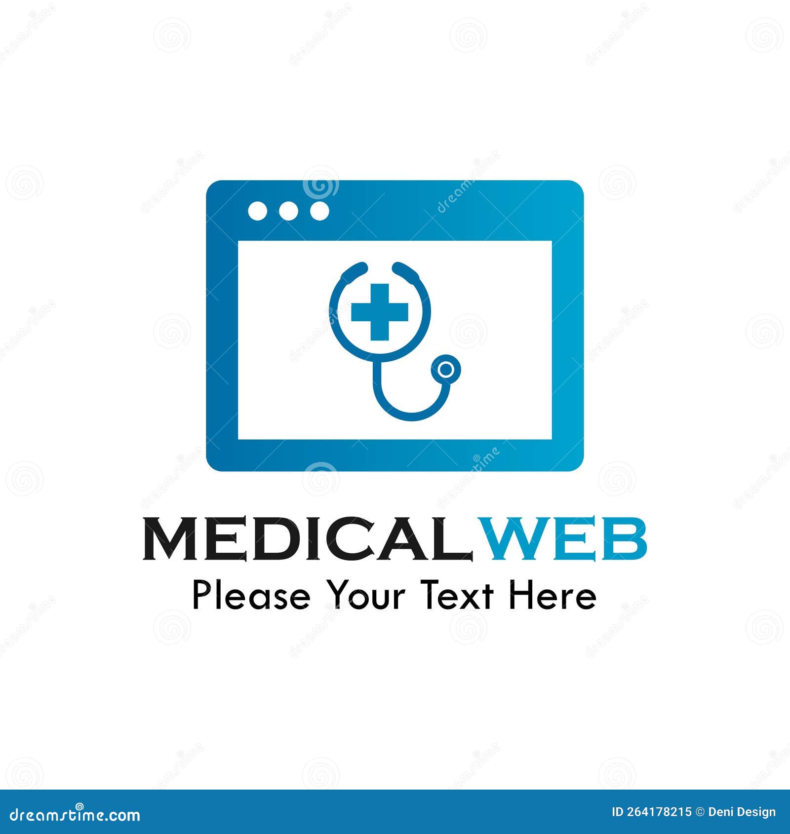 Medical web logo stock vector. Illustration of agency - 264178215