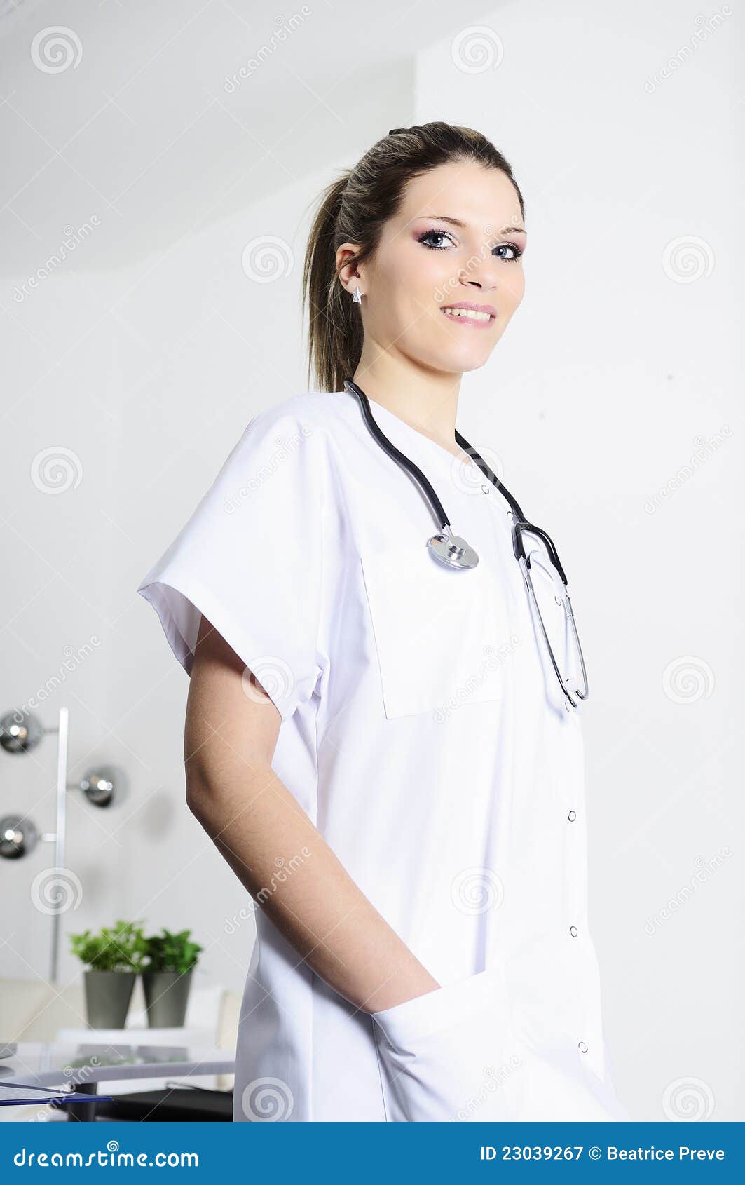 Medical woman stock image. Image of doctor, young, caucasian - 23039267