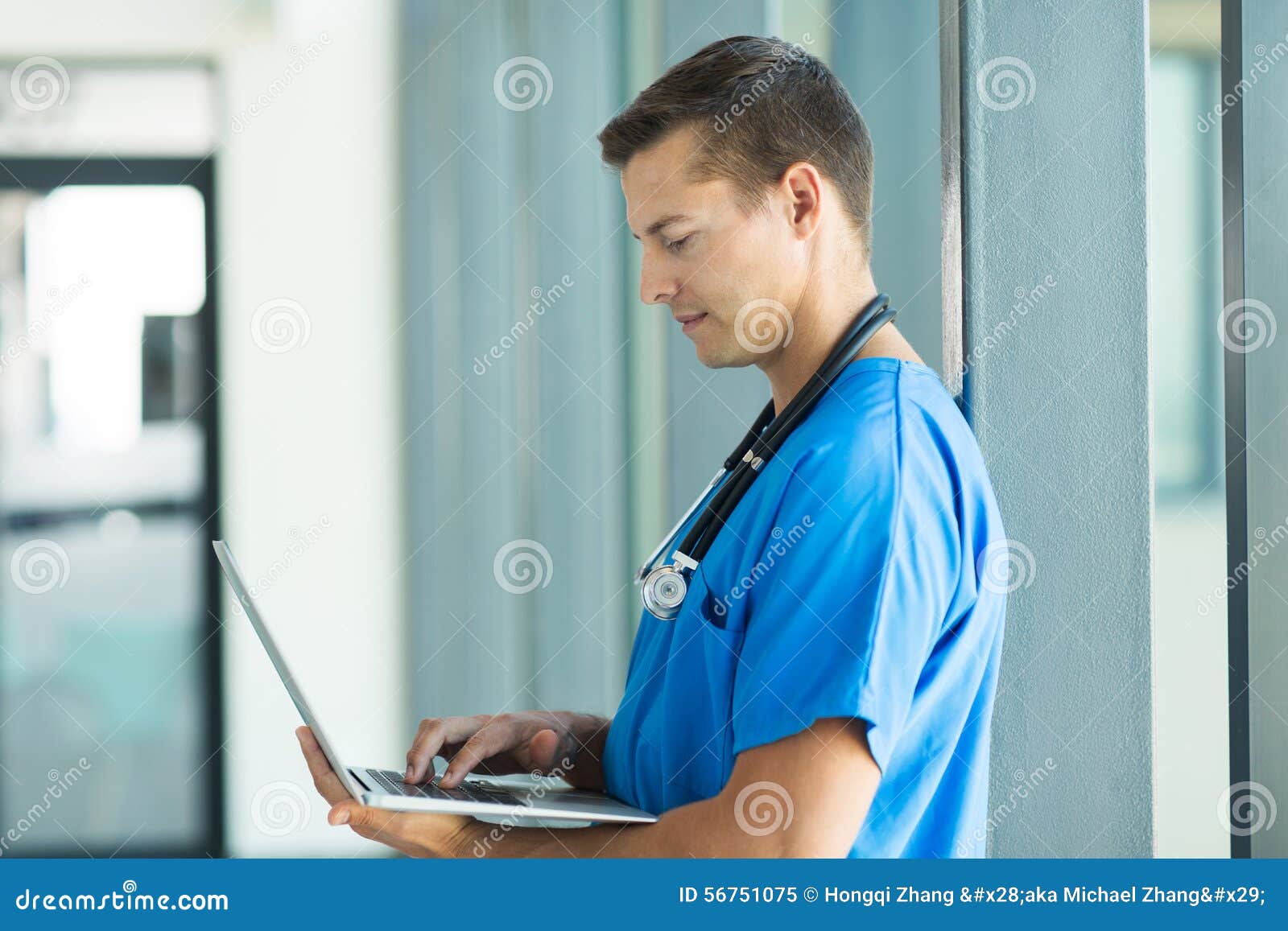 Medical worker working stock image. Image of medical - 56751075
