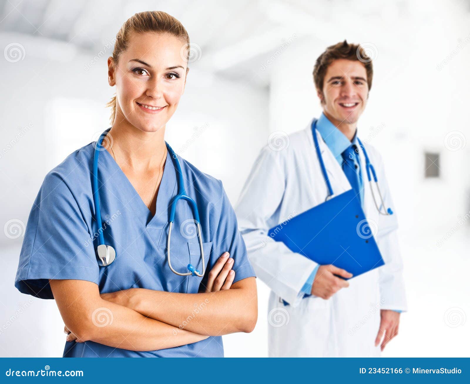 Medical workers stock photo. Image of doctor, medical - 23452166