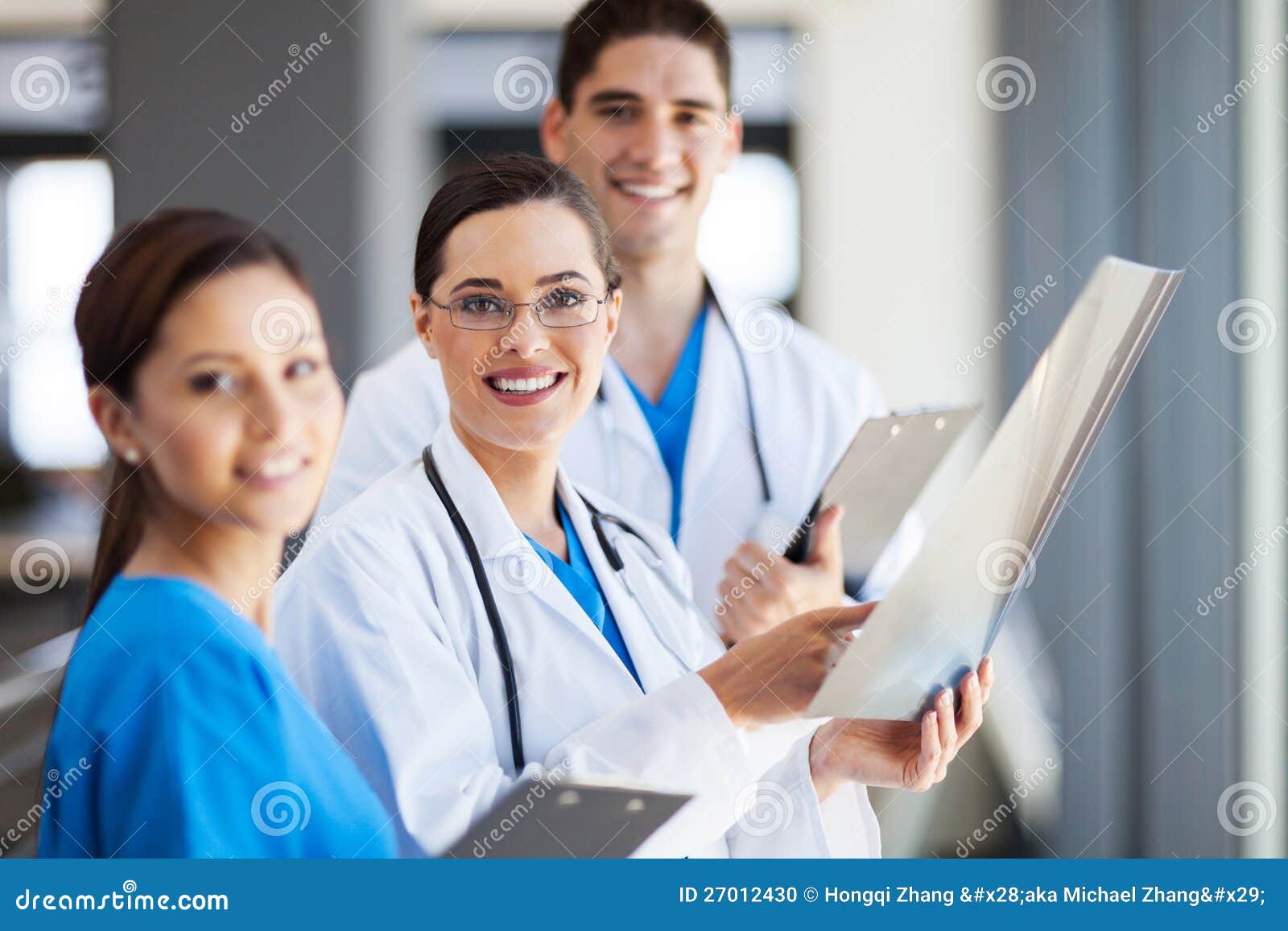 Medical workers stock photo. Image of caucasian, joyful - 27012430