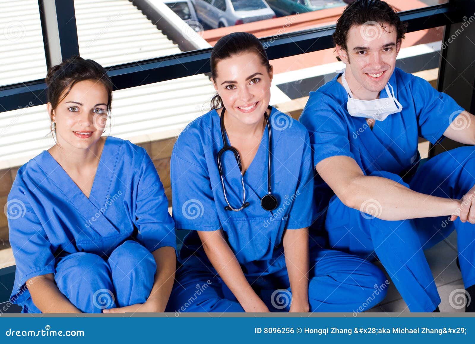 Medical workers stock photo. Image of chatting, friendship - 8096256
