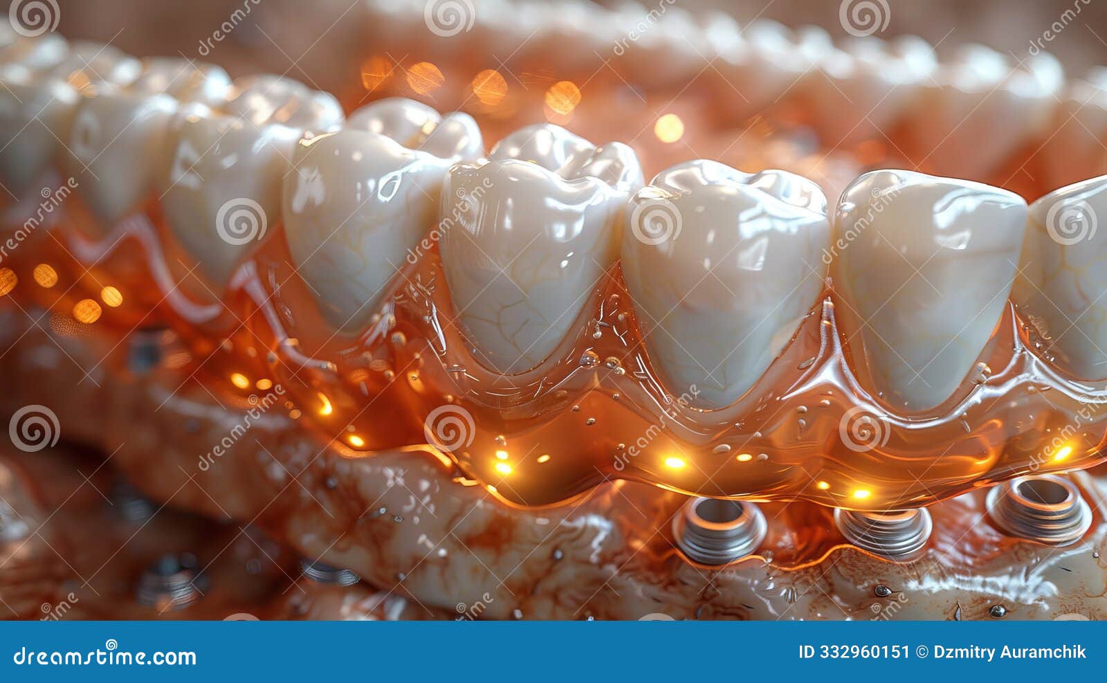 A Medically Accurate Dental 3D Illustration of a Removable Mandibular ...
