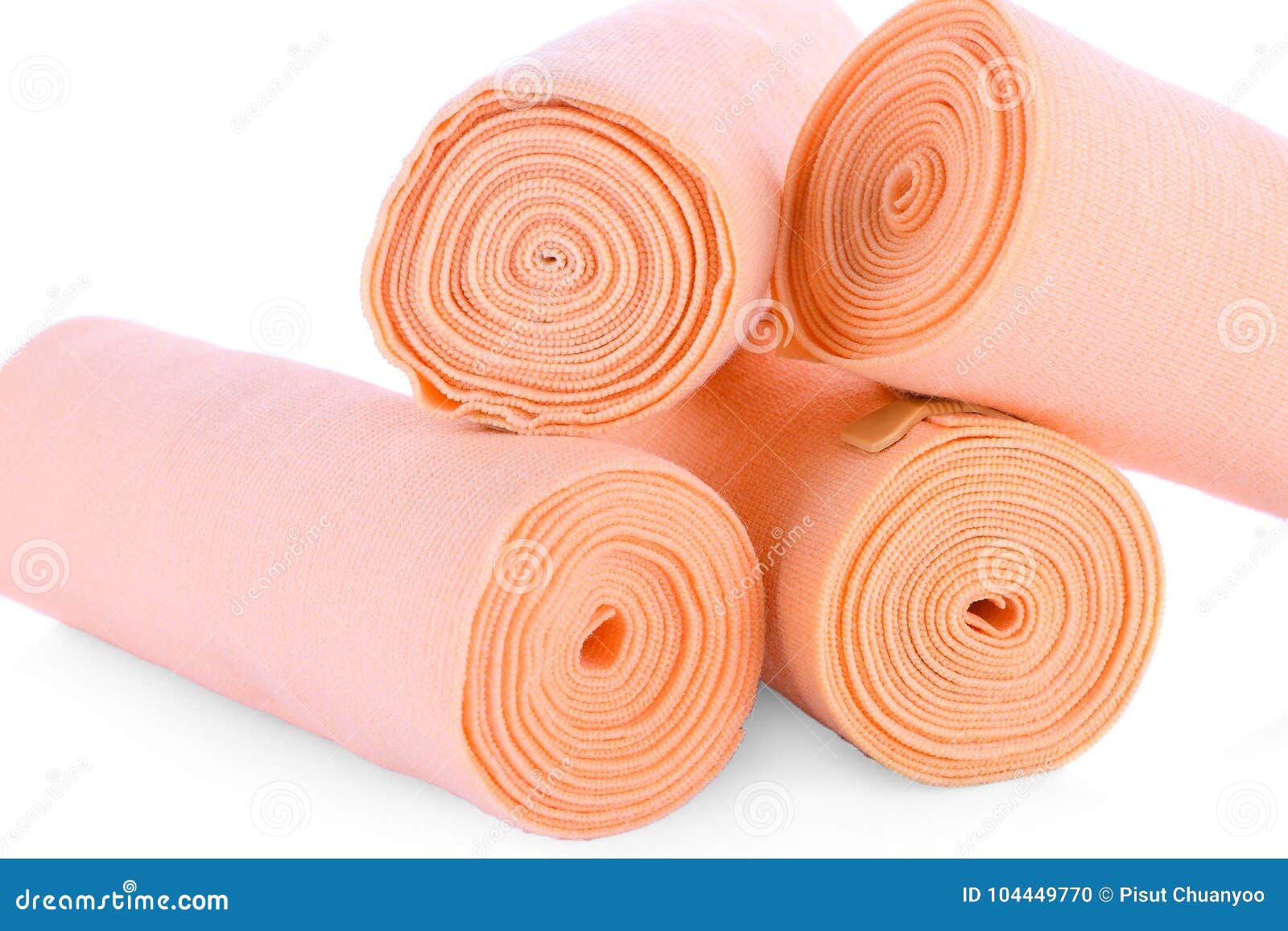 Medical Bandage Roll Isolated Medicals Bandage Stock Photo - Image of ...