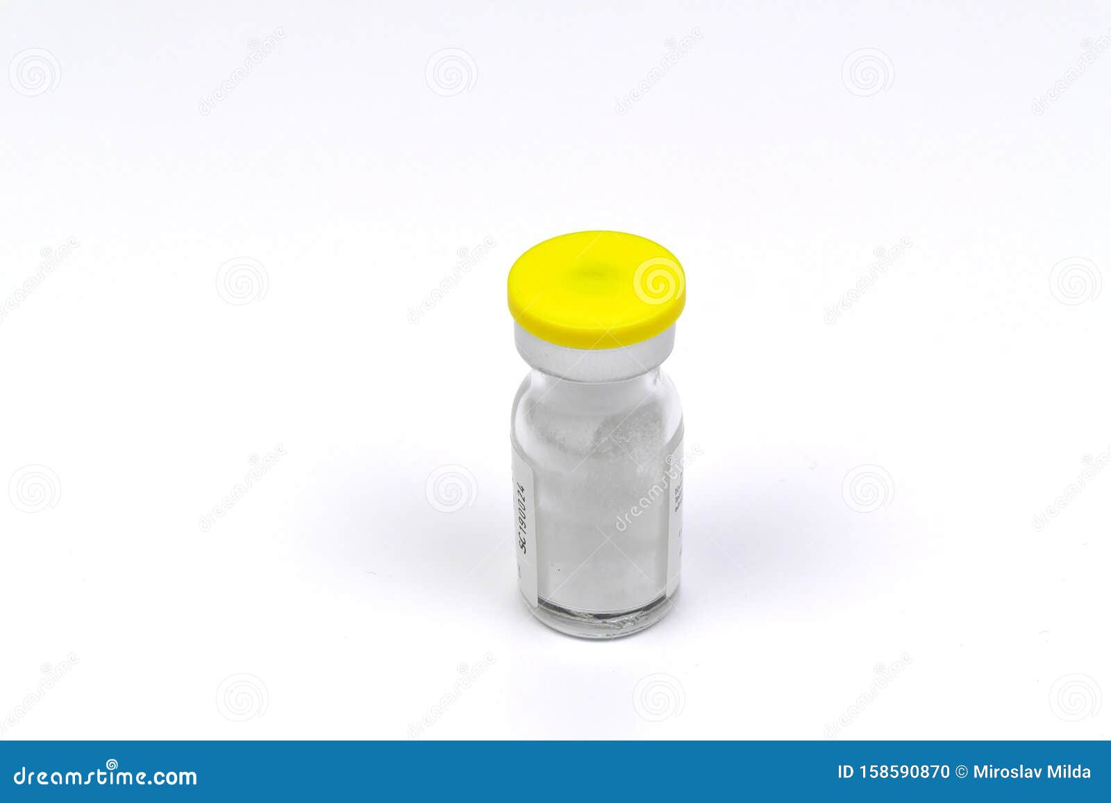 Medicament Vial for Water Dilution Stock Photo - Image of medicine ...