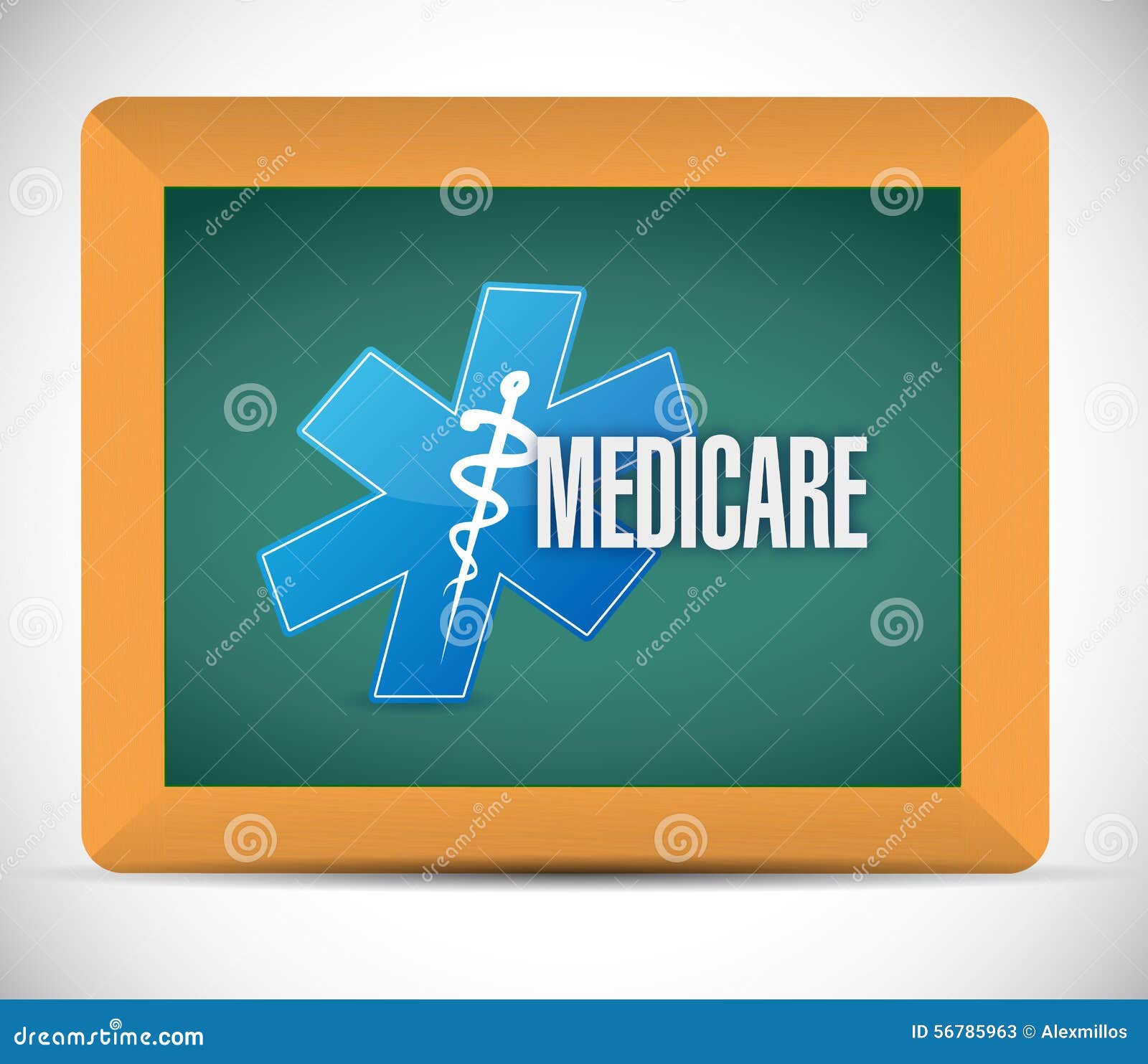 Medicare Board Sign Illustration Design Stock Illustration ...