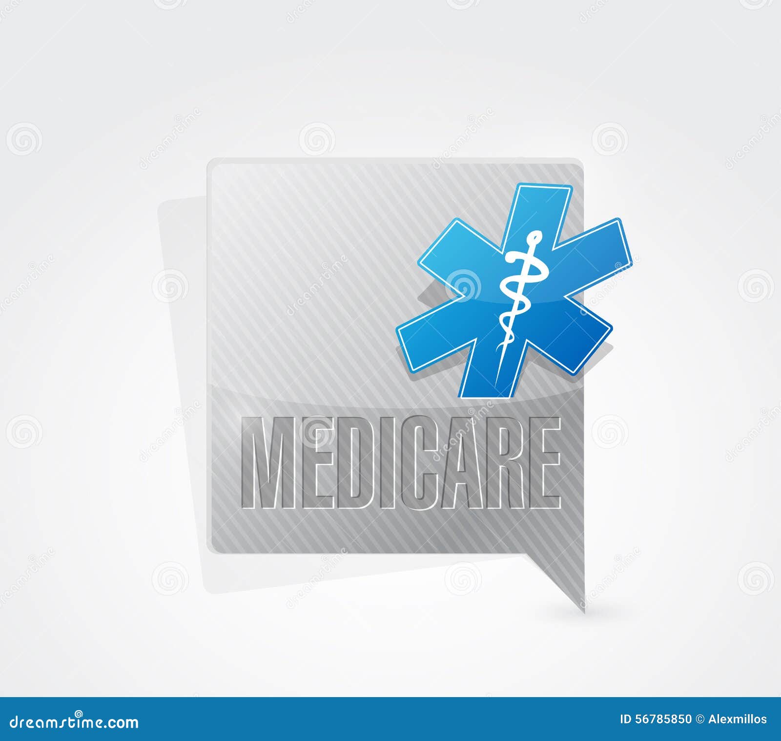 Medicare Message Sign Concept Illustration Stock Illustration ...