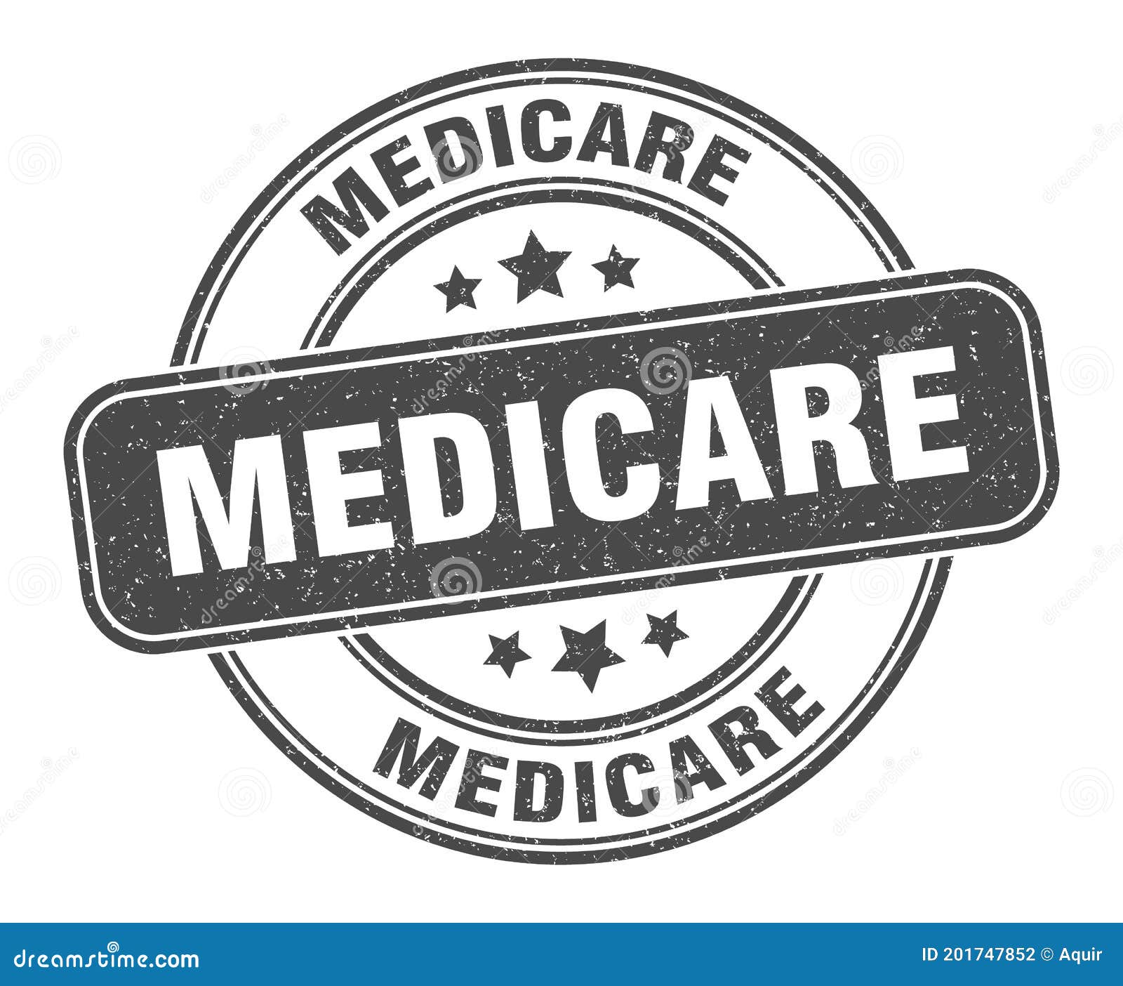 Medicare Stamp. Medicare Round Grunge Sign Stock Vector - Illustration ...