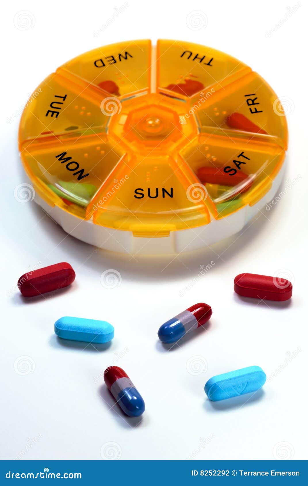Daily Medication stock photo. Image of suppliments, lifestyle - 8252292