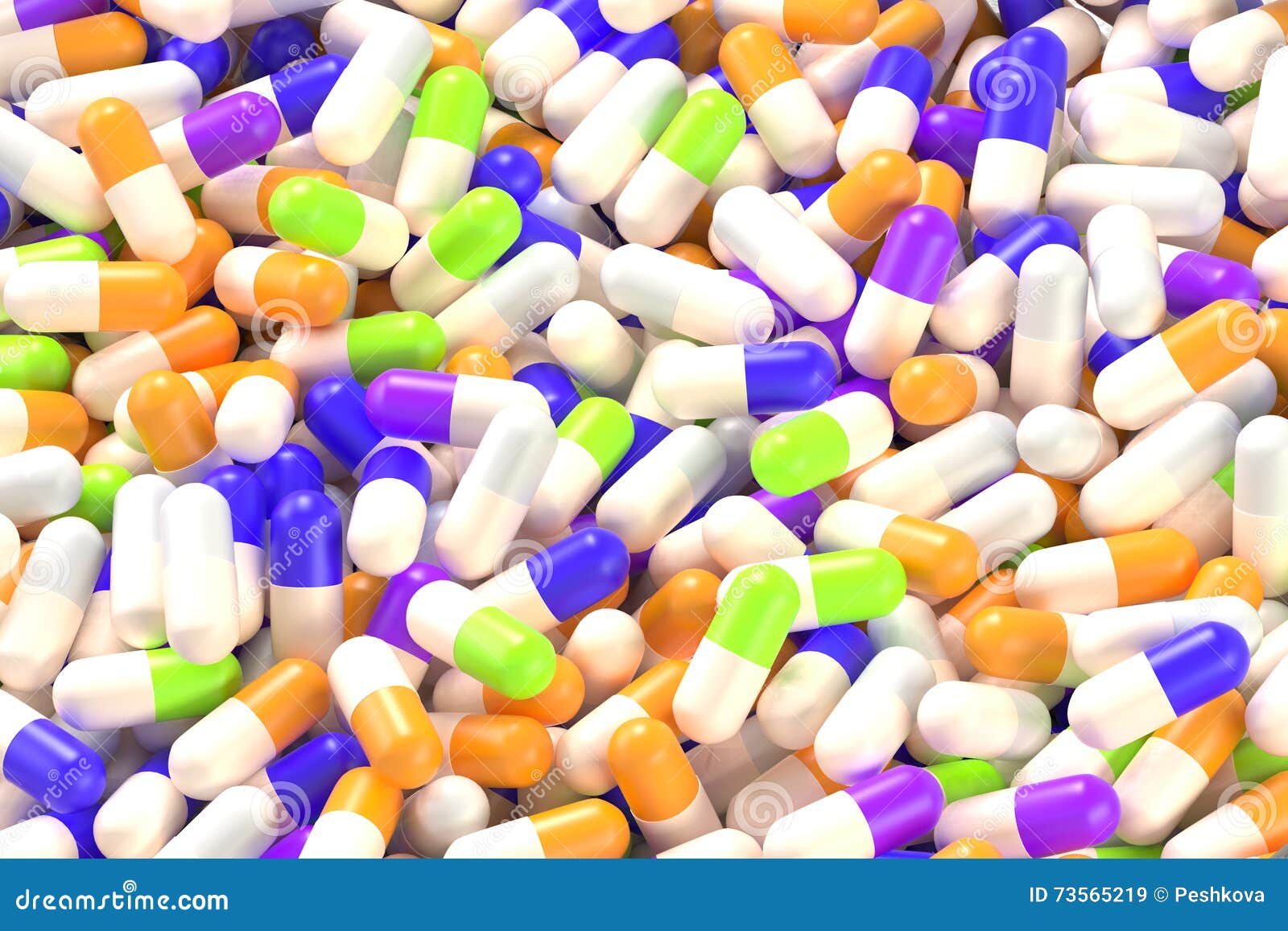 Medication Capsules Closeup Stock Illustration - Illustration of doctor ...