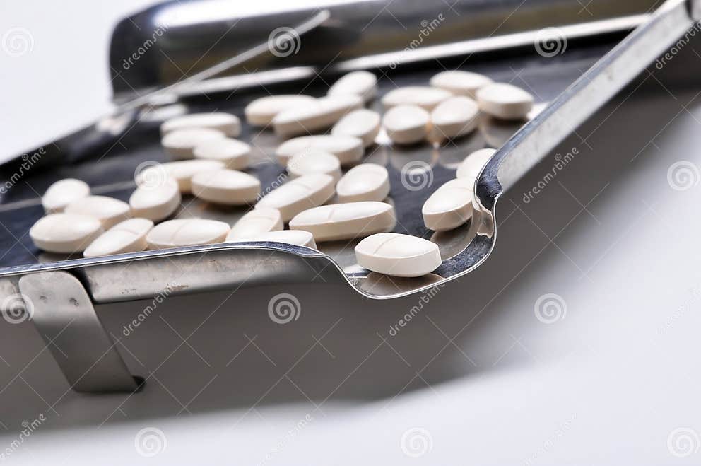 Medication counter tray stock photo. Image of medical - 40361454