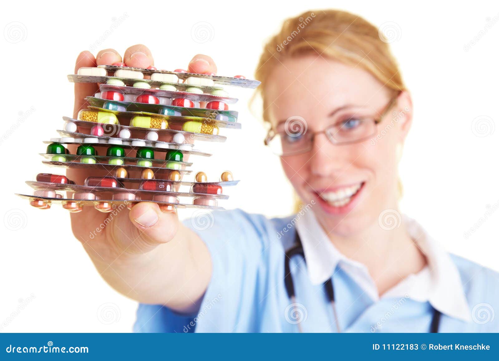 Medication in the hand stock image. Image of horizontal - 11122183