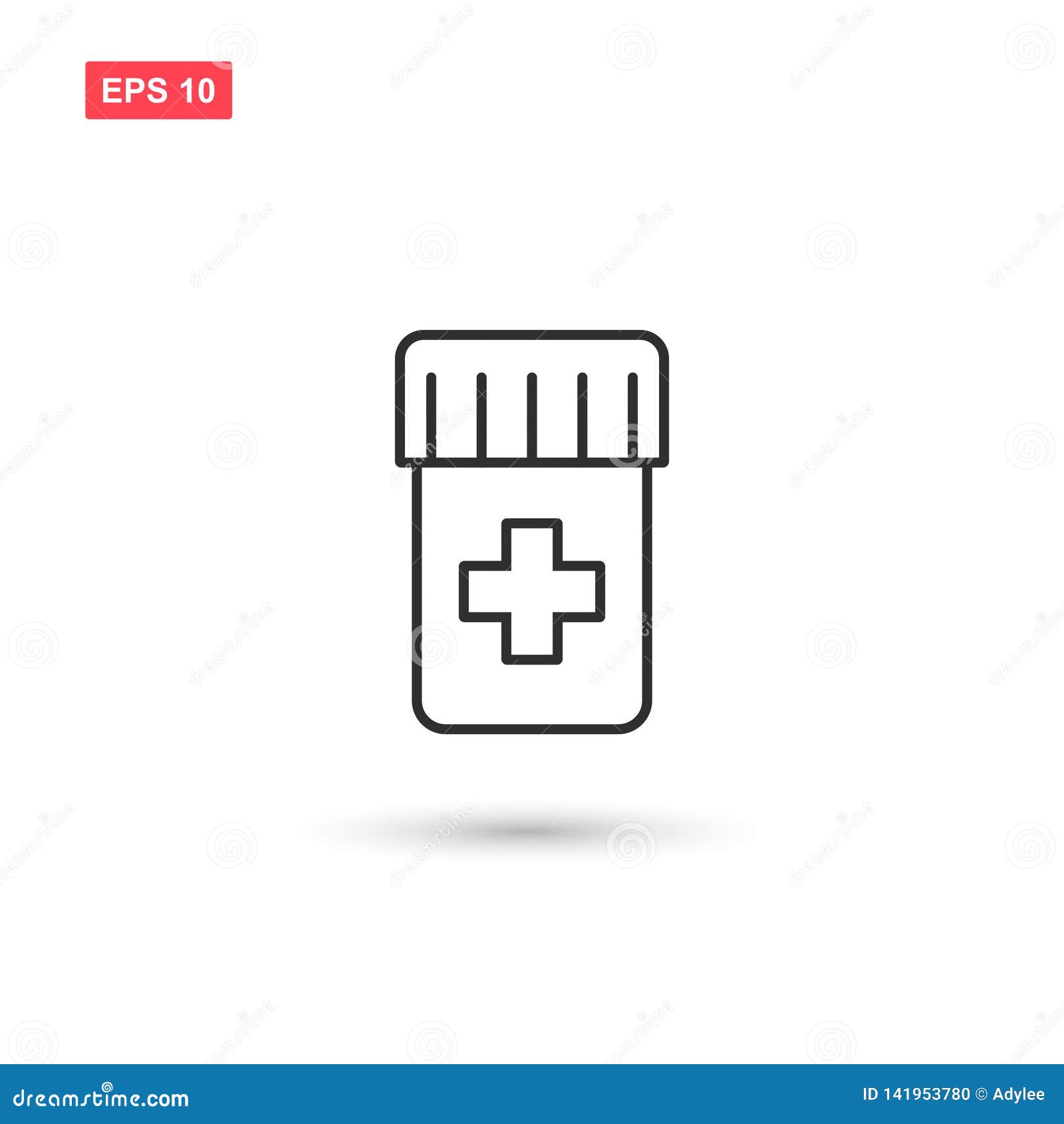 Medication Jar Icon Vector Isolated 9 Stock Vector - Illustration of ...